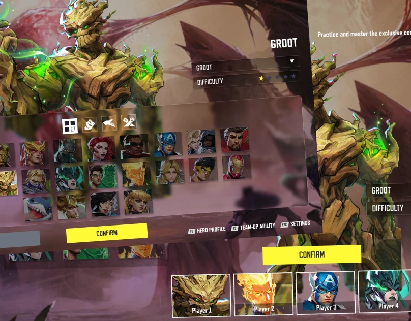 ArtStation - Character Selection UI/UX Redesign – Marvel Rival