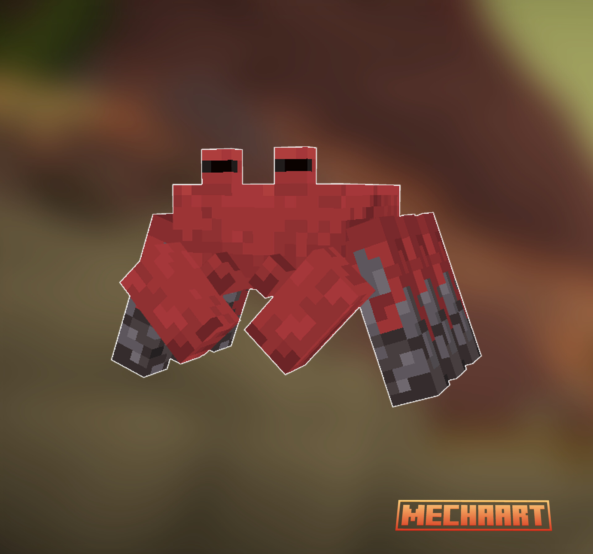 ArtStation - Minecraft crab - 3D model