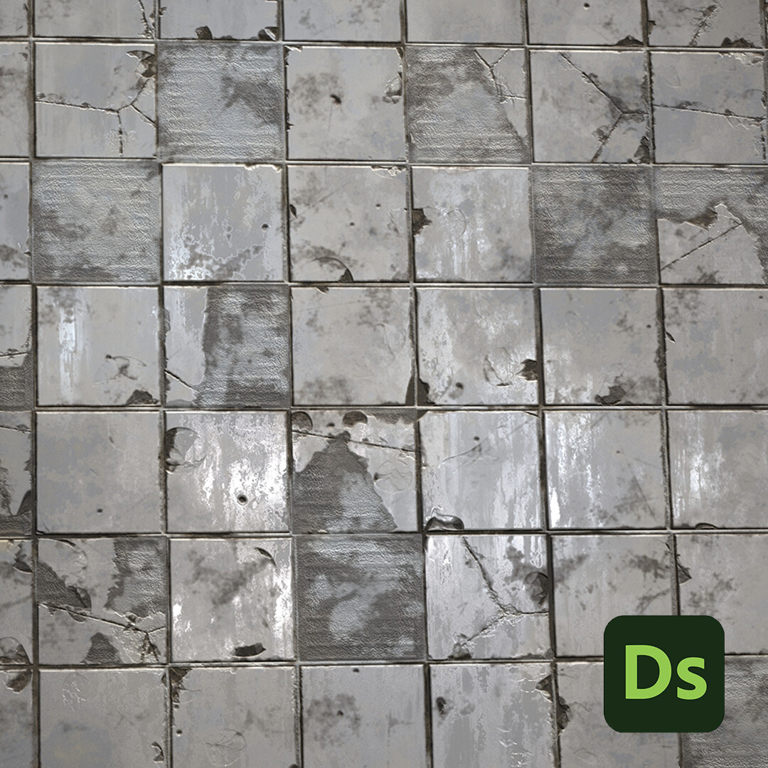 ArtStation - Broken Ceramic Tiles