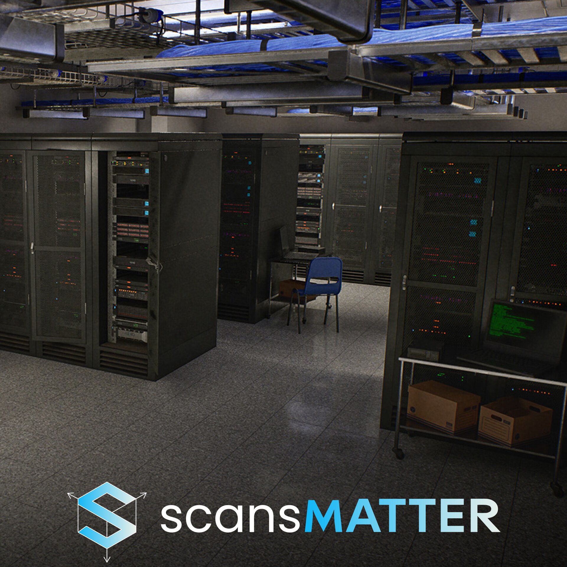 ArtStation - Server Room Environment