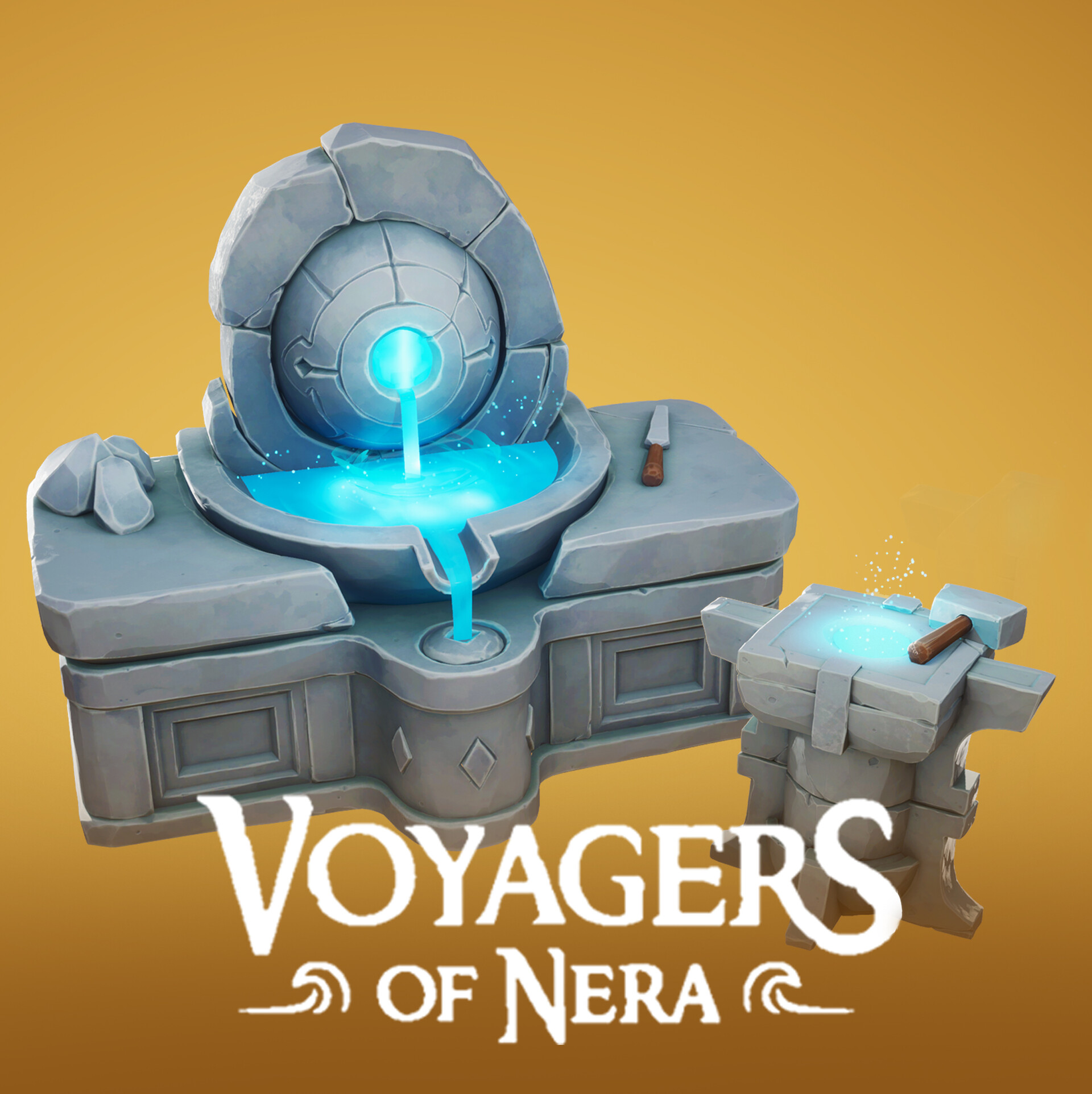 ArtStation - Voyagers Of Nera - Imbuing and Smithing Stations