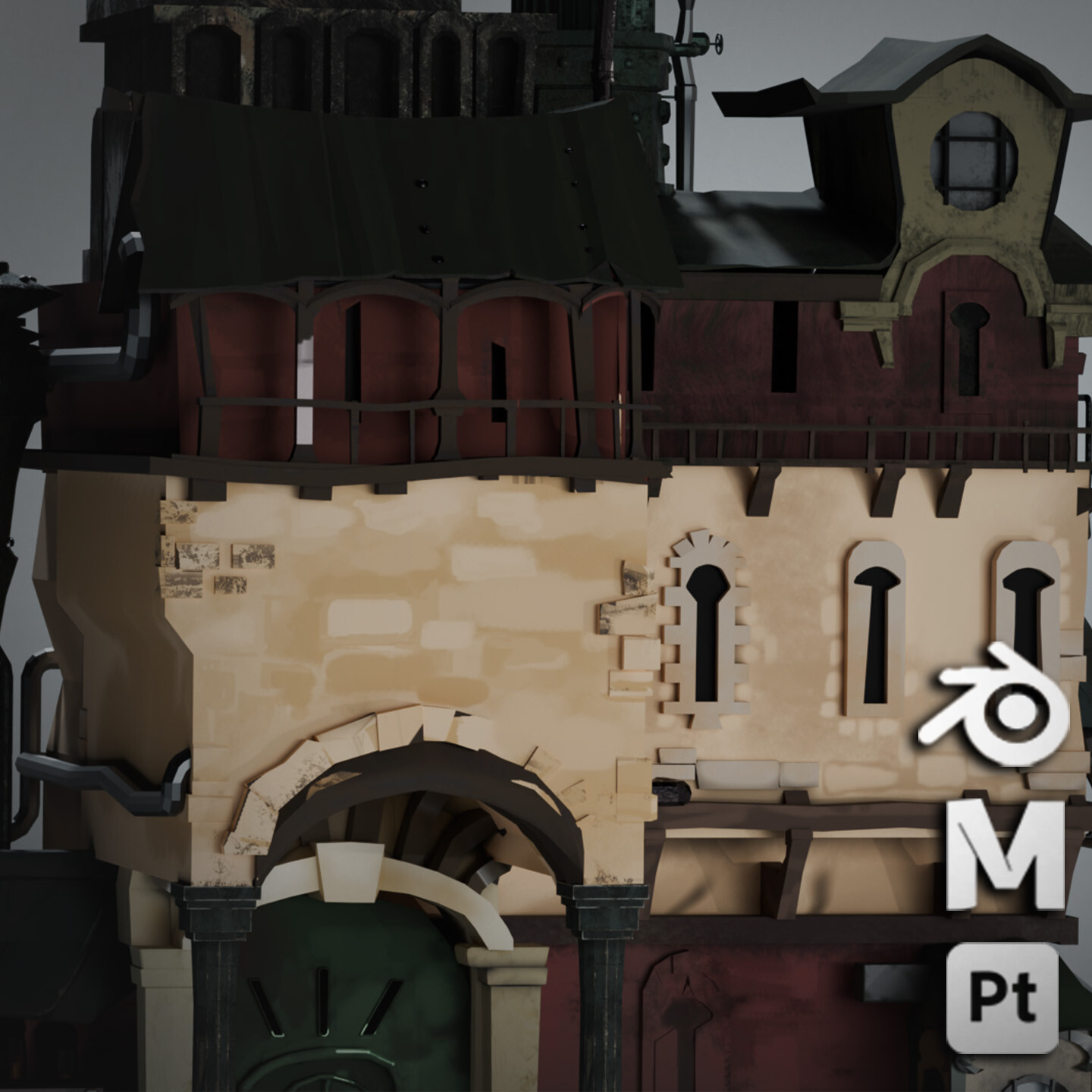 ArtStation - Brewer's house - Environment Prop