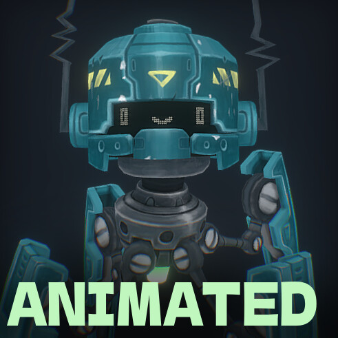 ArtStation - Engineer Bot Animated