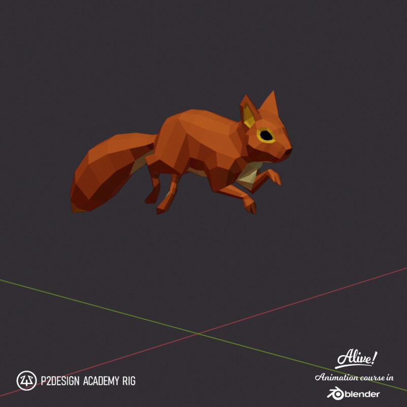 ArtStation - Squirrel Jumping Animation