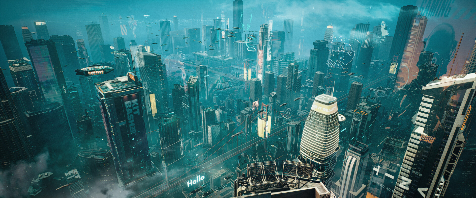 ArtStation - Night City_cyberpunk2077 fan art