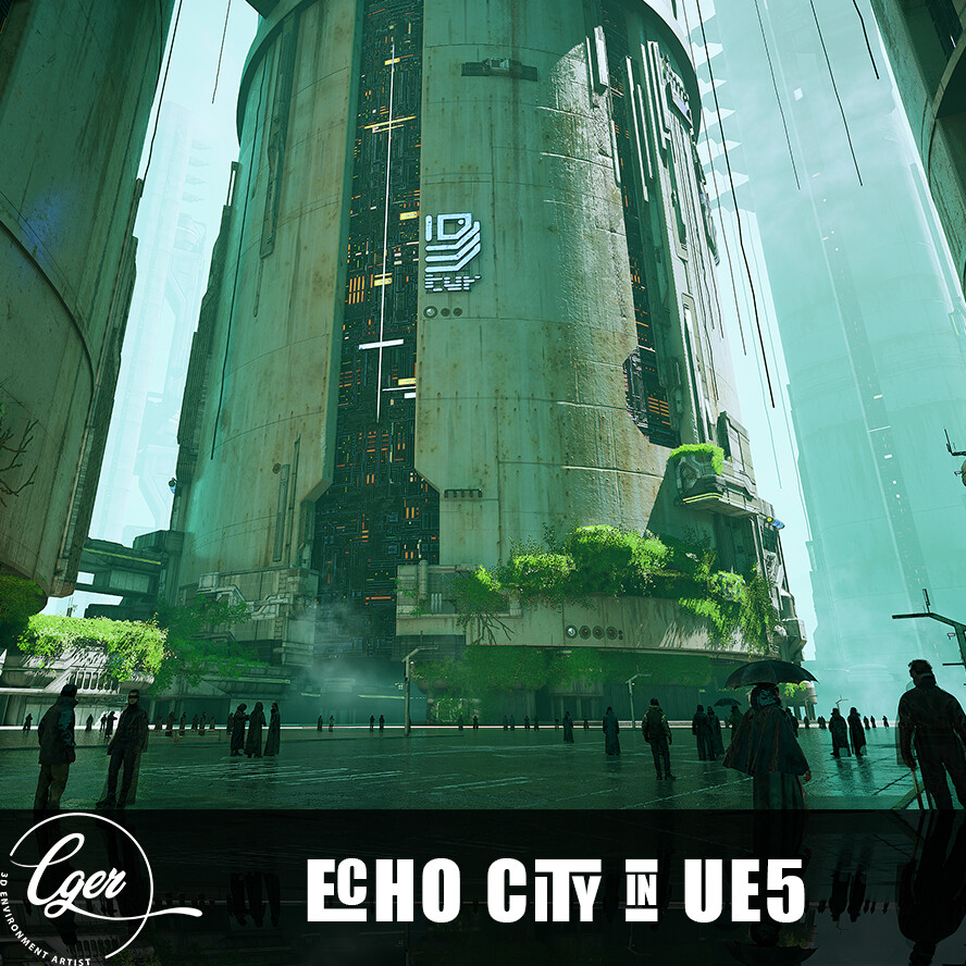 ArtStation - Echo Ctiy - UE5 Short 10 Days of Work