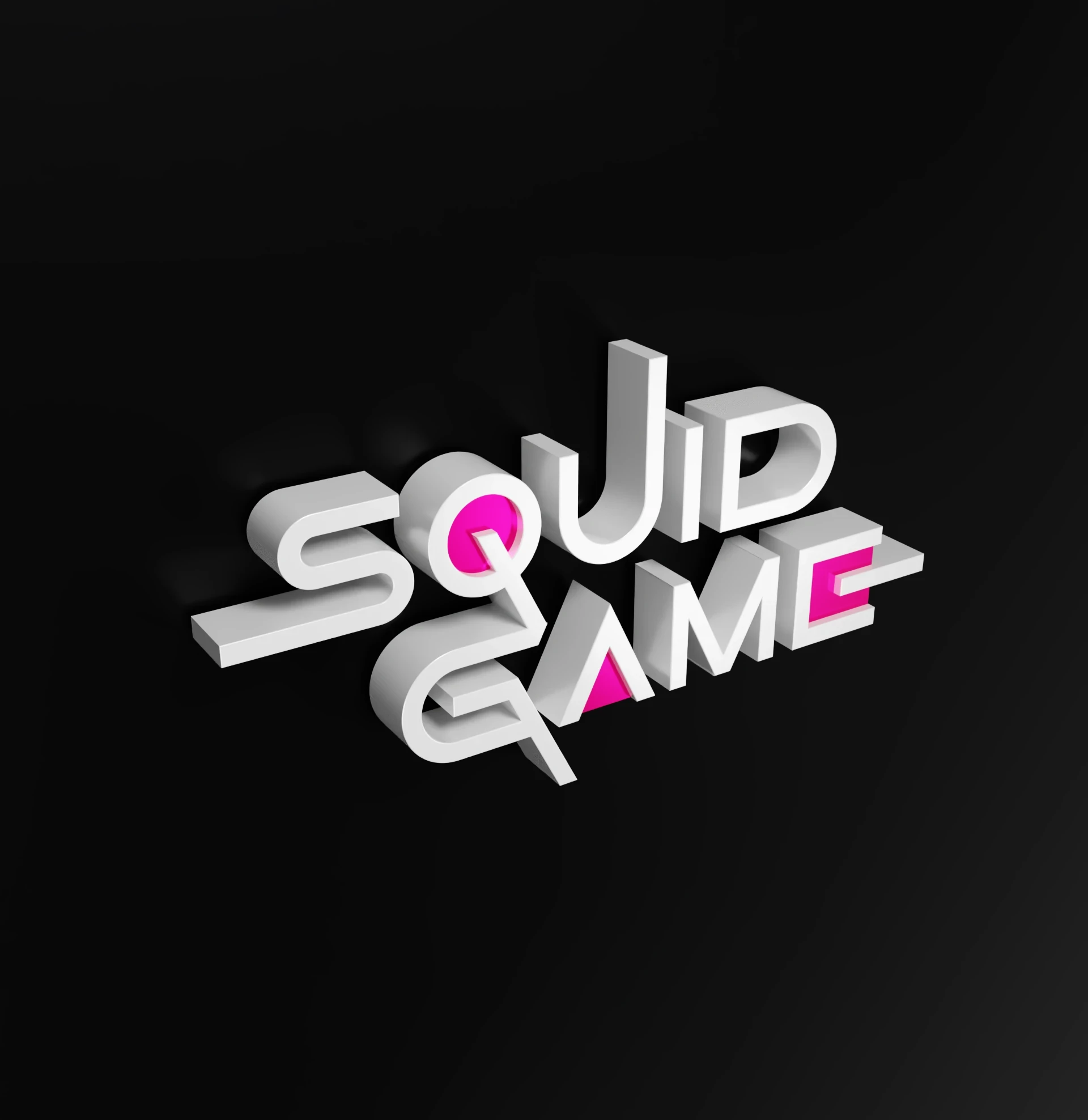 ArtStation - SQUID GAME 3D Logo