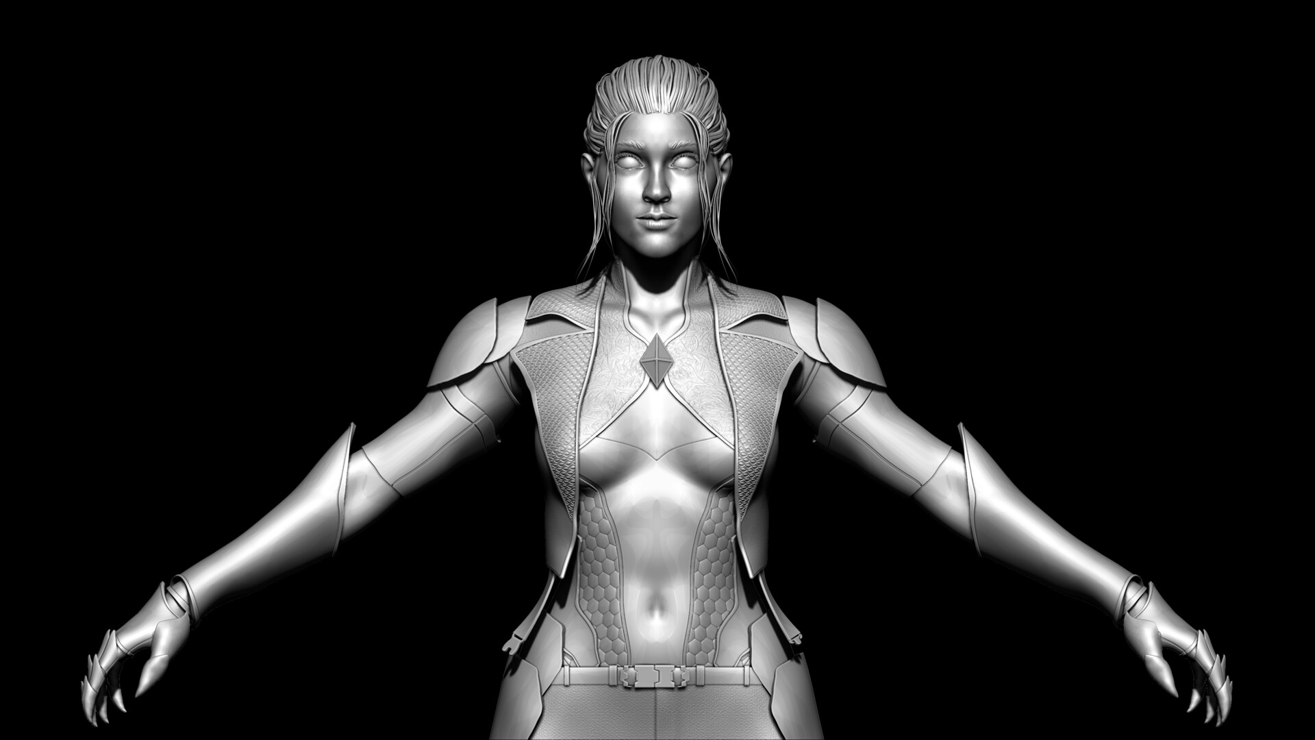 ArtStation - High Poly Character WIP [Nova]