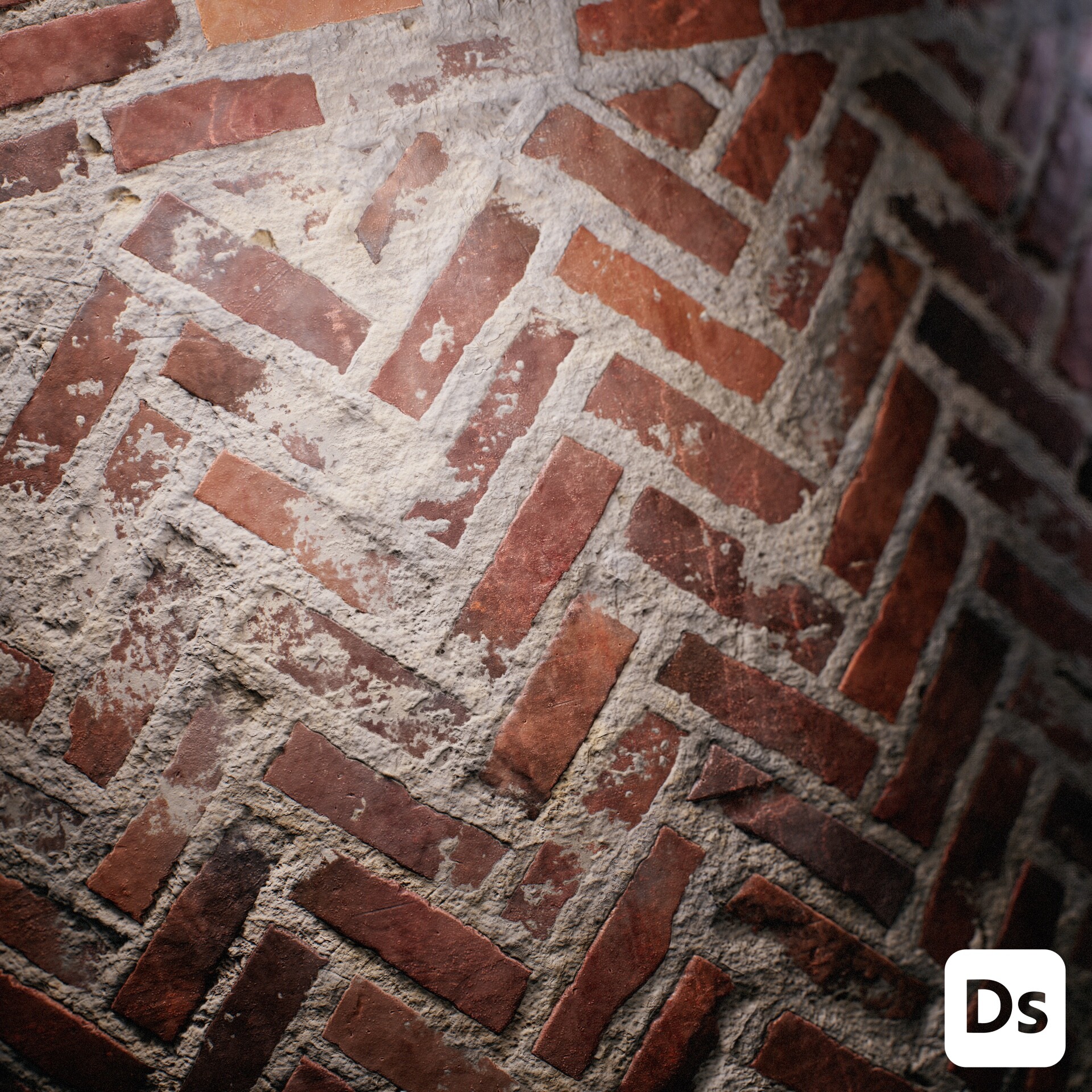 ArtStation - Brick Wall Study