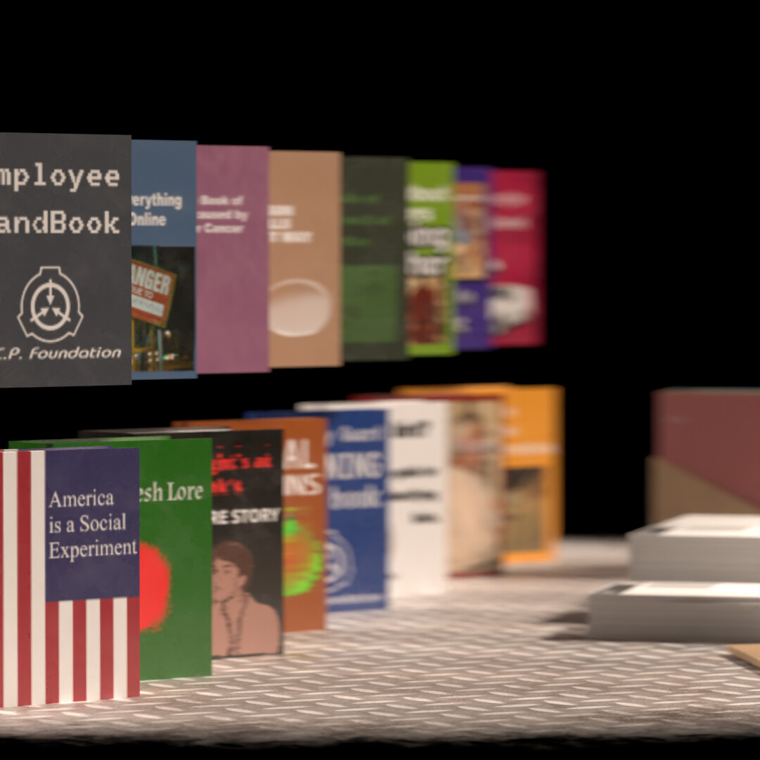 ArtStation - SCP Foundation Book Set