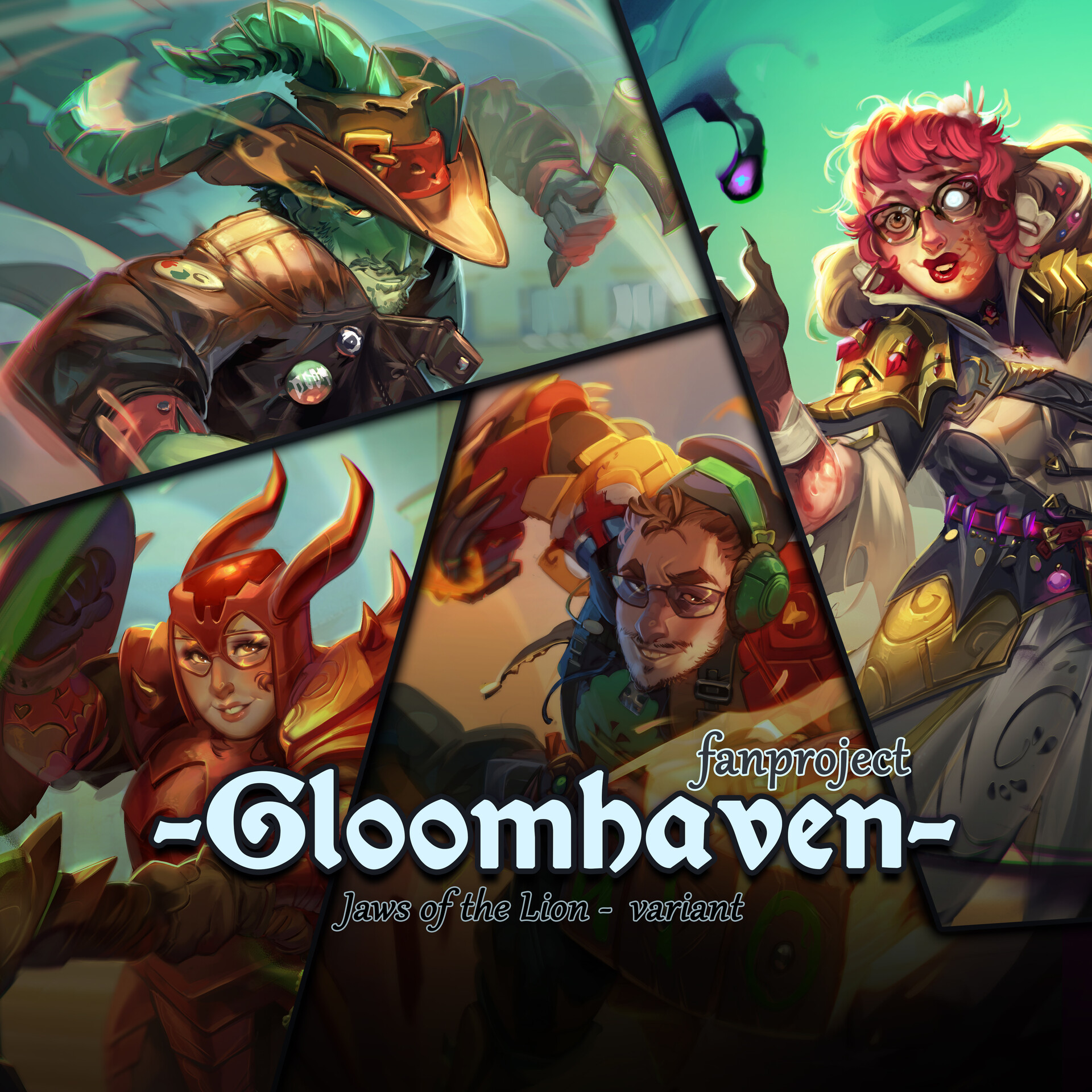 ArtStation - Gloomhaven: Jaws of the Lion , fanproject
