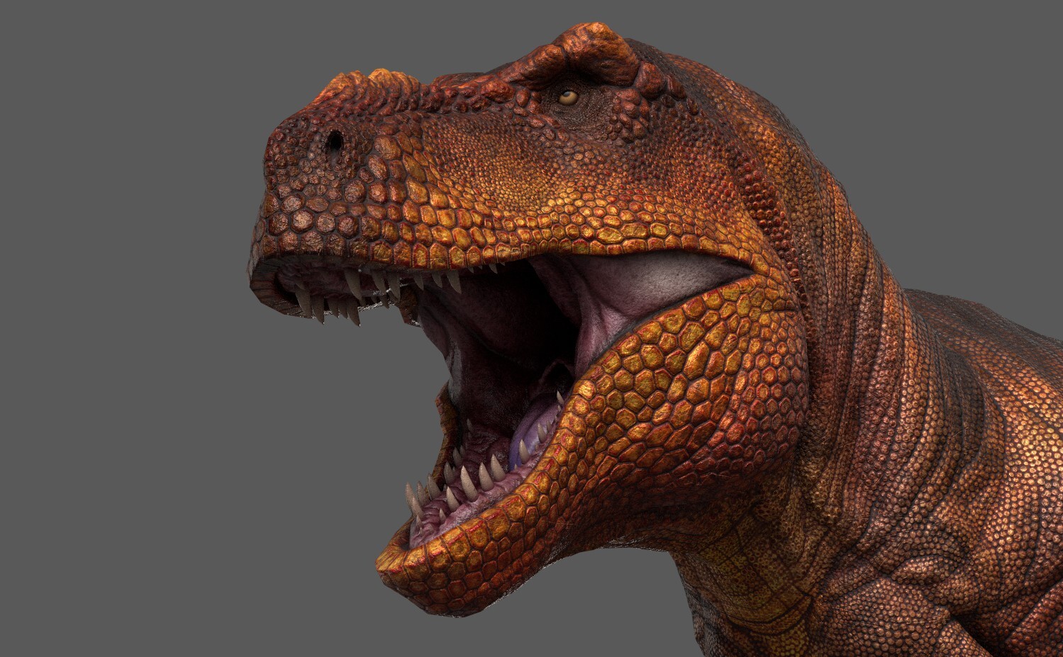 ArtStation - Tyrannosaurus texturing