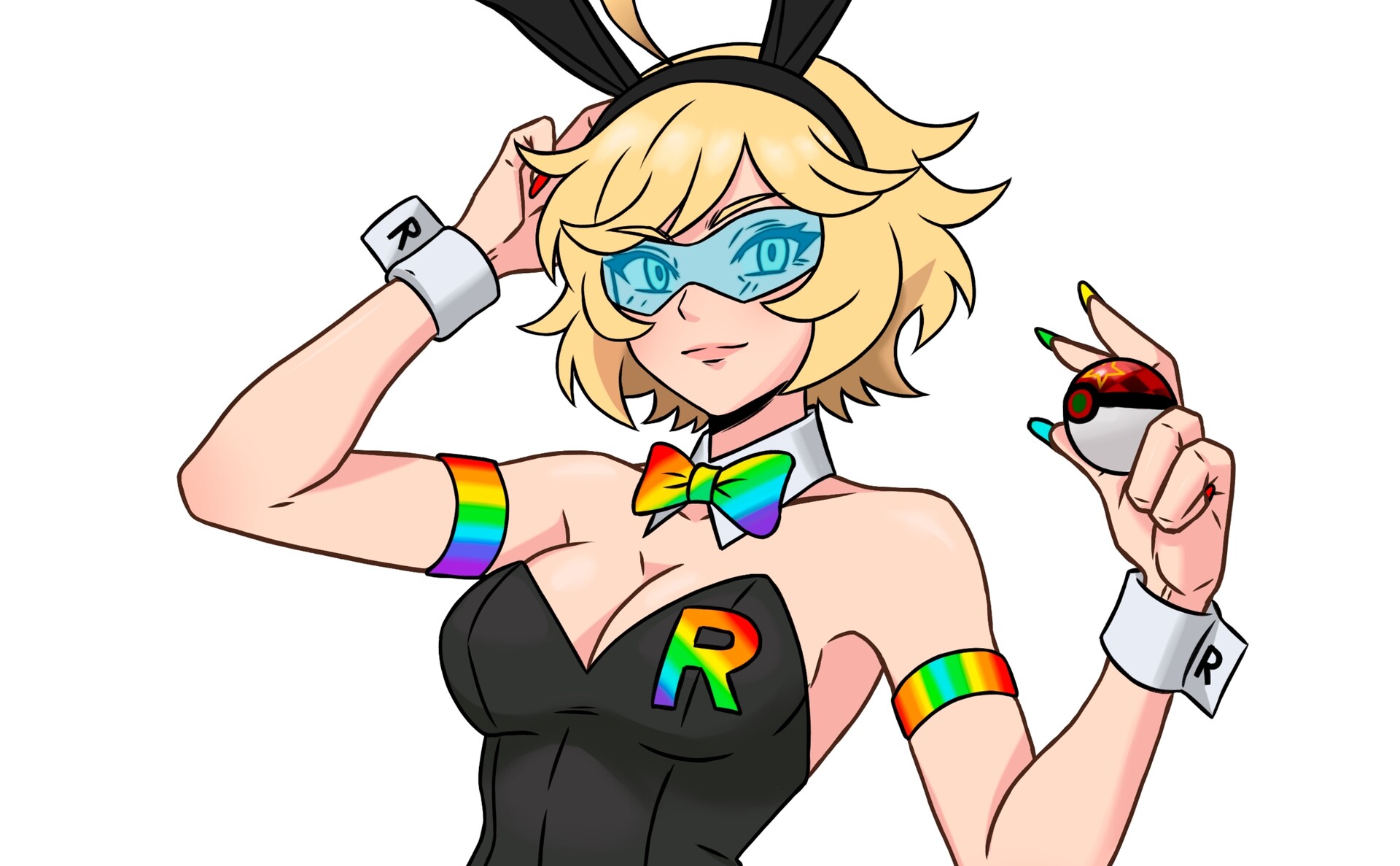 ArtStation - R. Bunny Corner Wren Pokémon character (Commission)