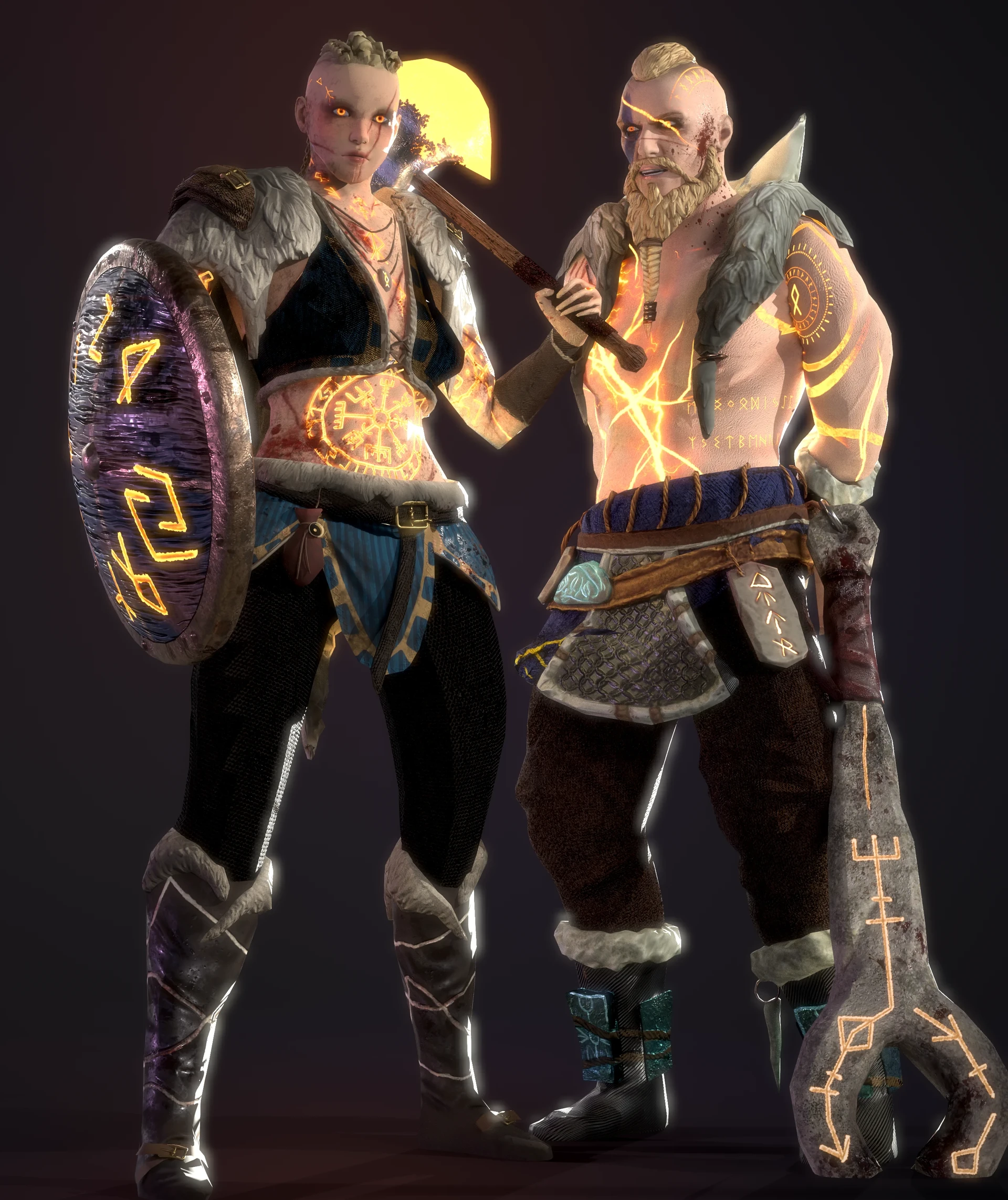 ArtStation - Runeborne captain