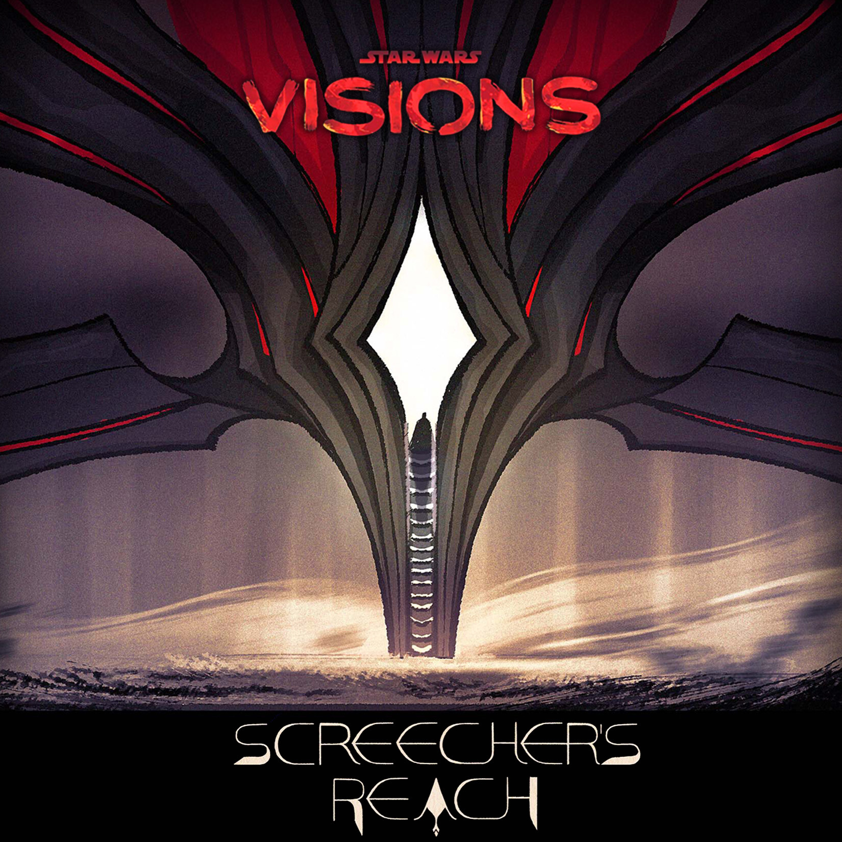 ArtStation - Star Wars Visions 2 : Screecher's Reach - Sith ship