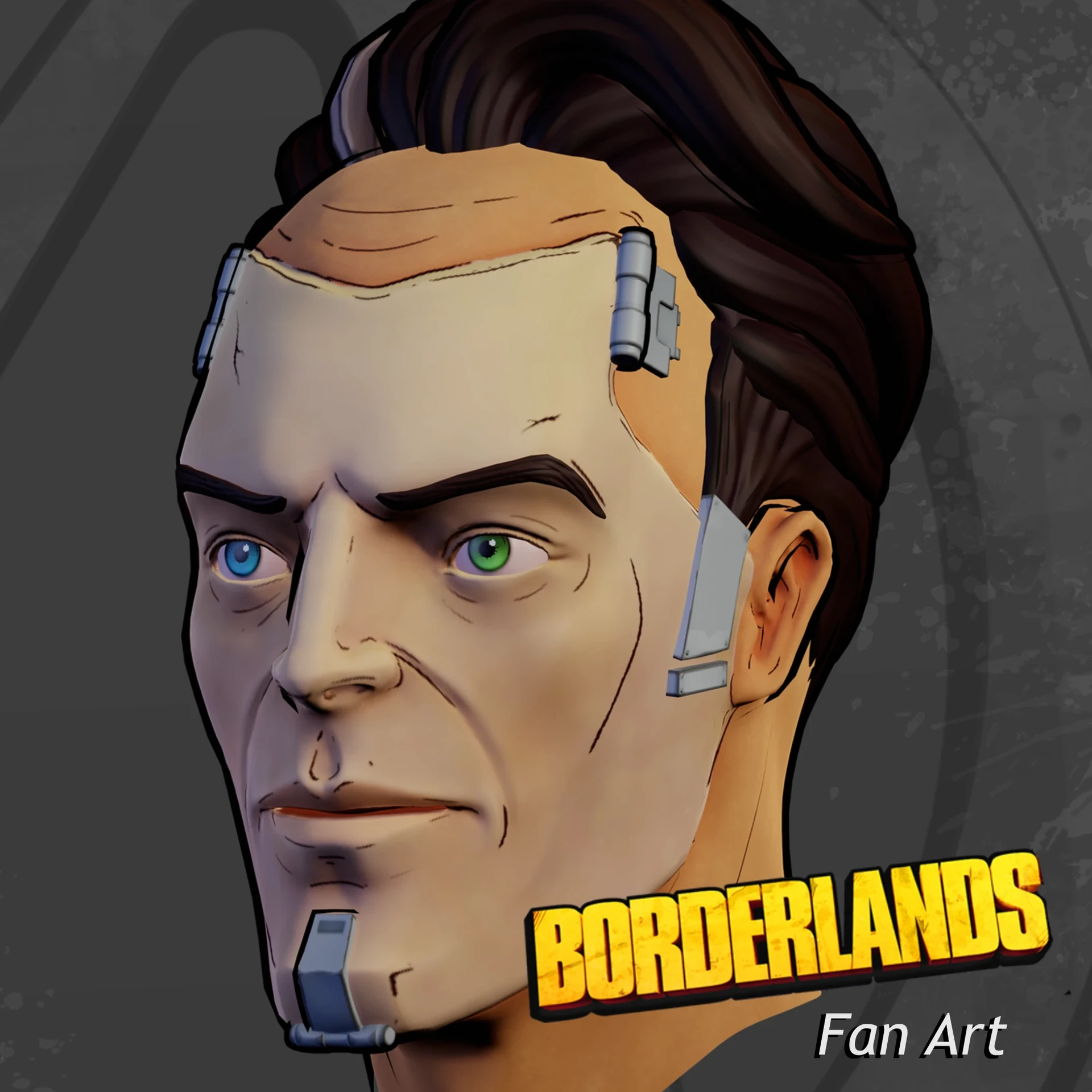 ArtStation - Handsome Jack Portrait