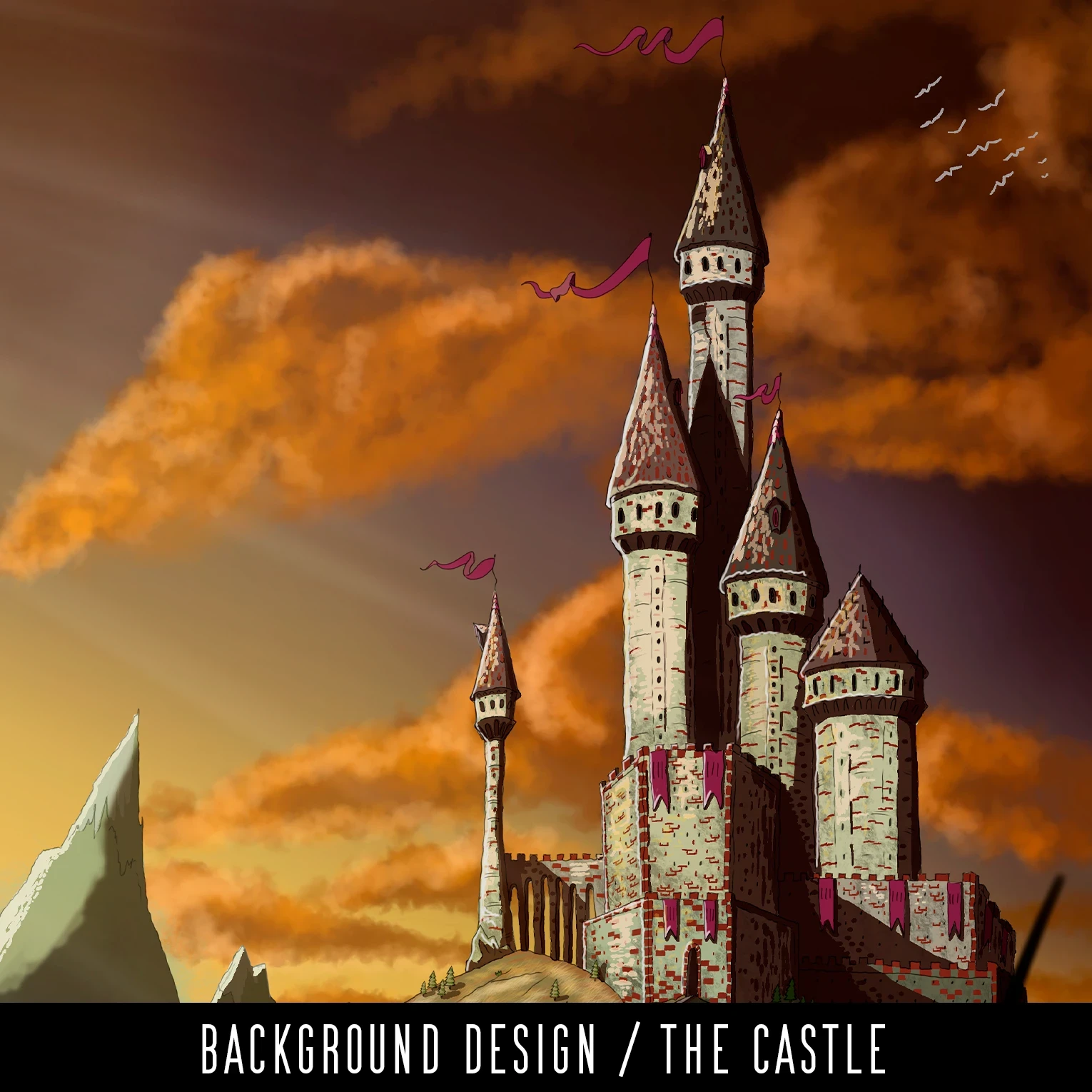 ArtStation - The castle / Background Design For Animation