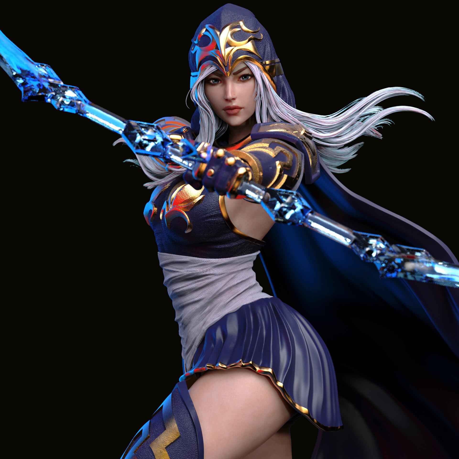 ArtStation - Ashe league of legends fanart
