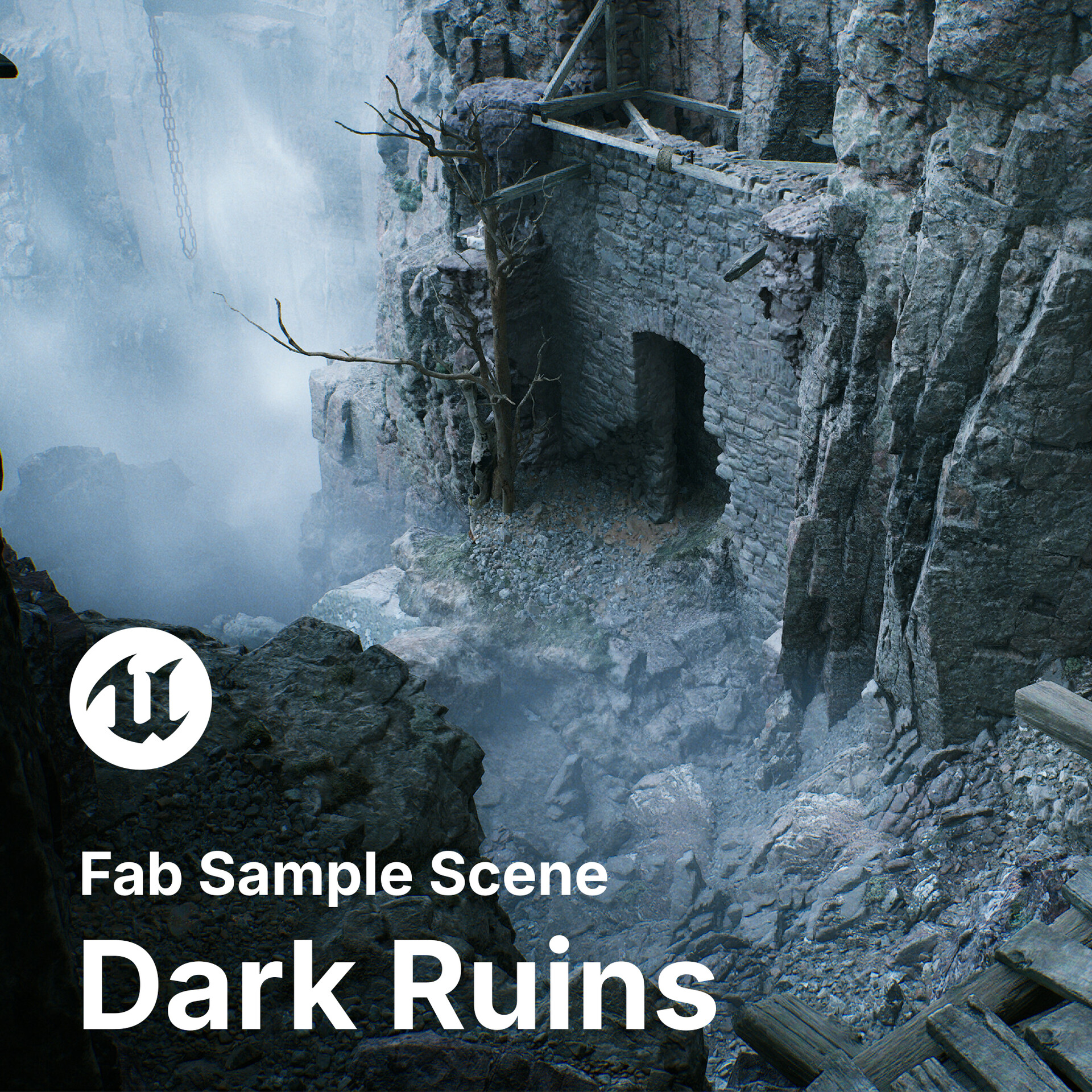 ArtStation - FAB Sample Scene - Dark Ruins