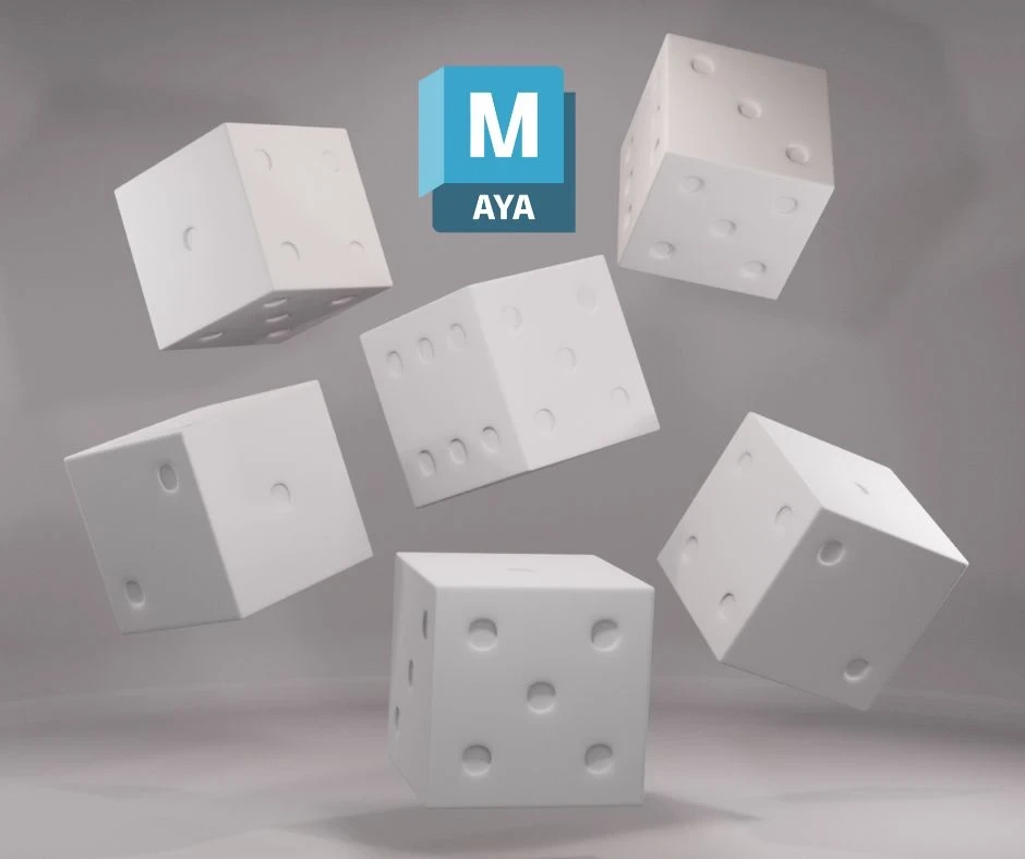 ArtStation - Maya 3D Simple Dice