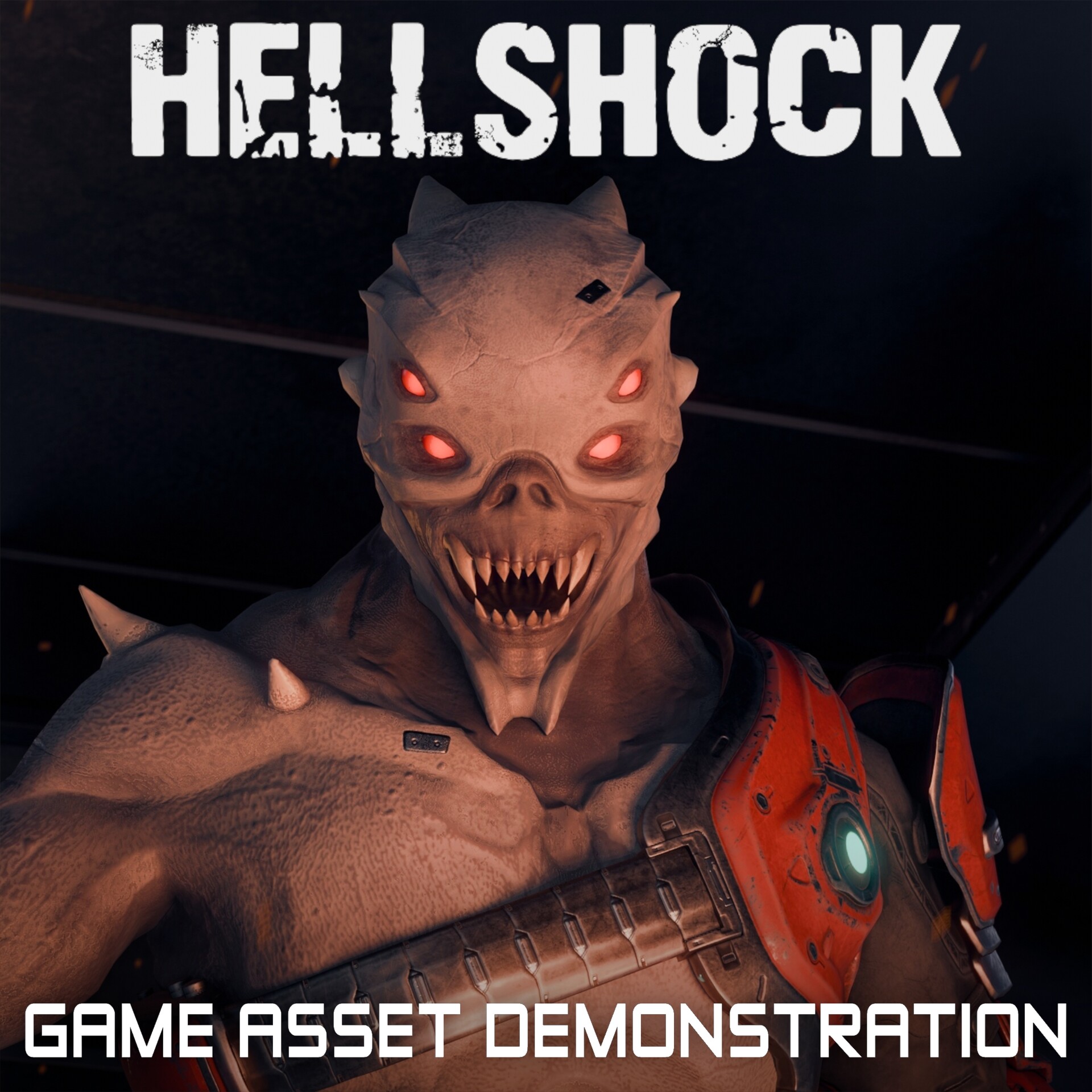 ArtStation - HELLSHOCK - Game asset demonstration