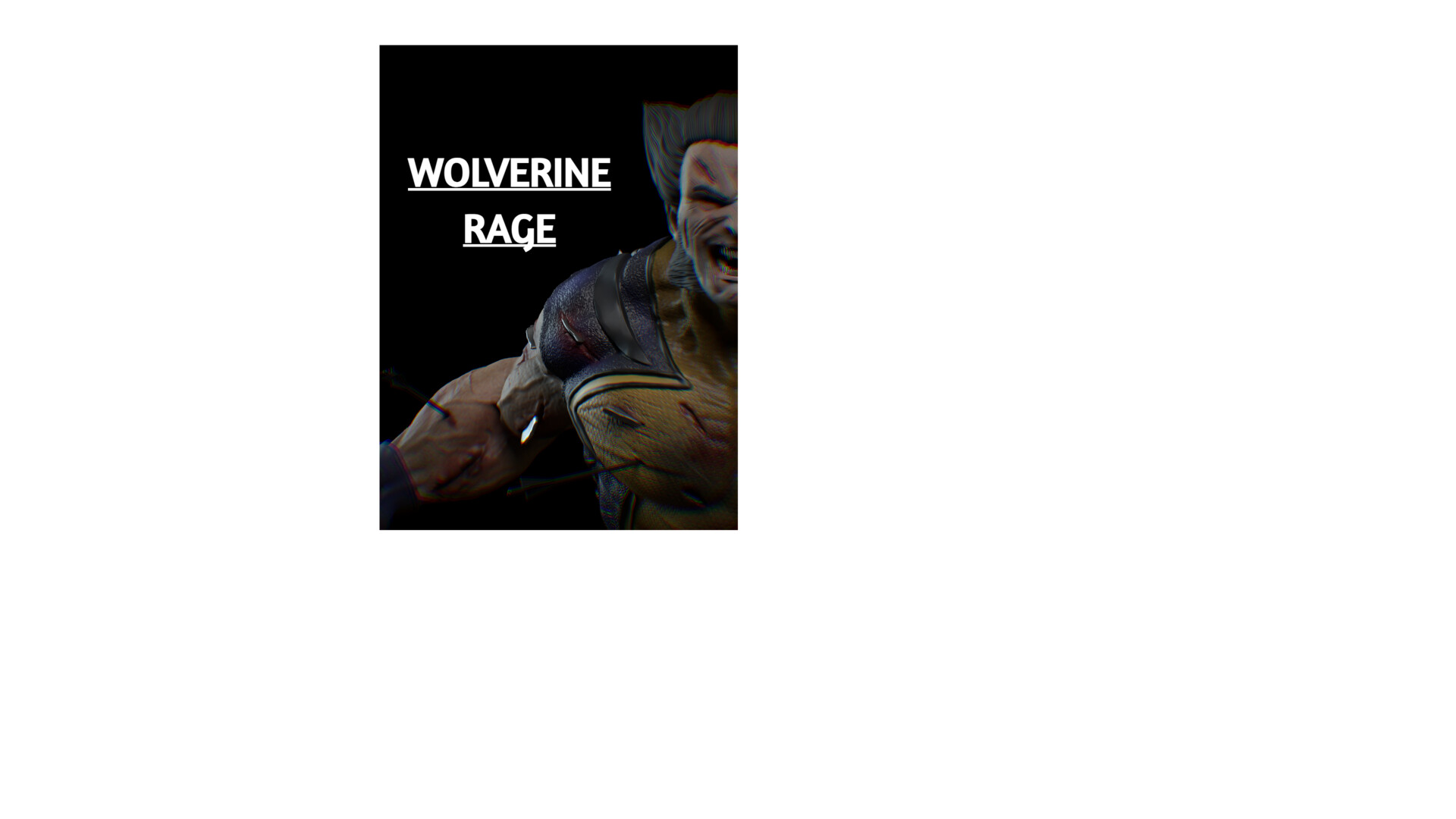 ArtStation - Wolverine – Rage Pose 3D Sculpture