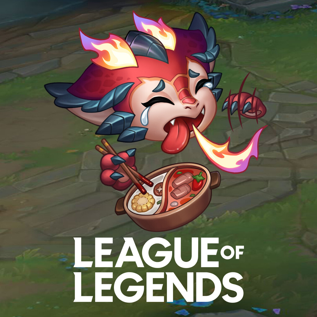 ArtStation - League of Legends Emote - Scorched