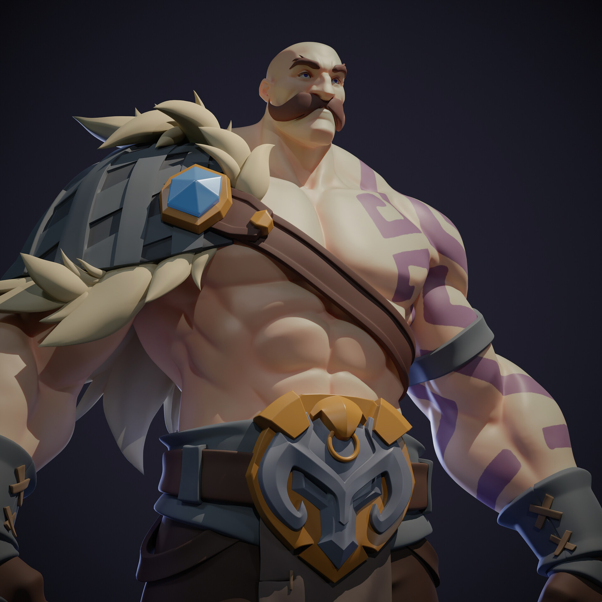 ArtStation - Braum – Fan Art Sculpt