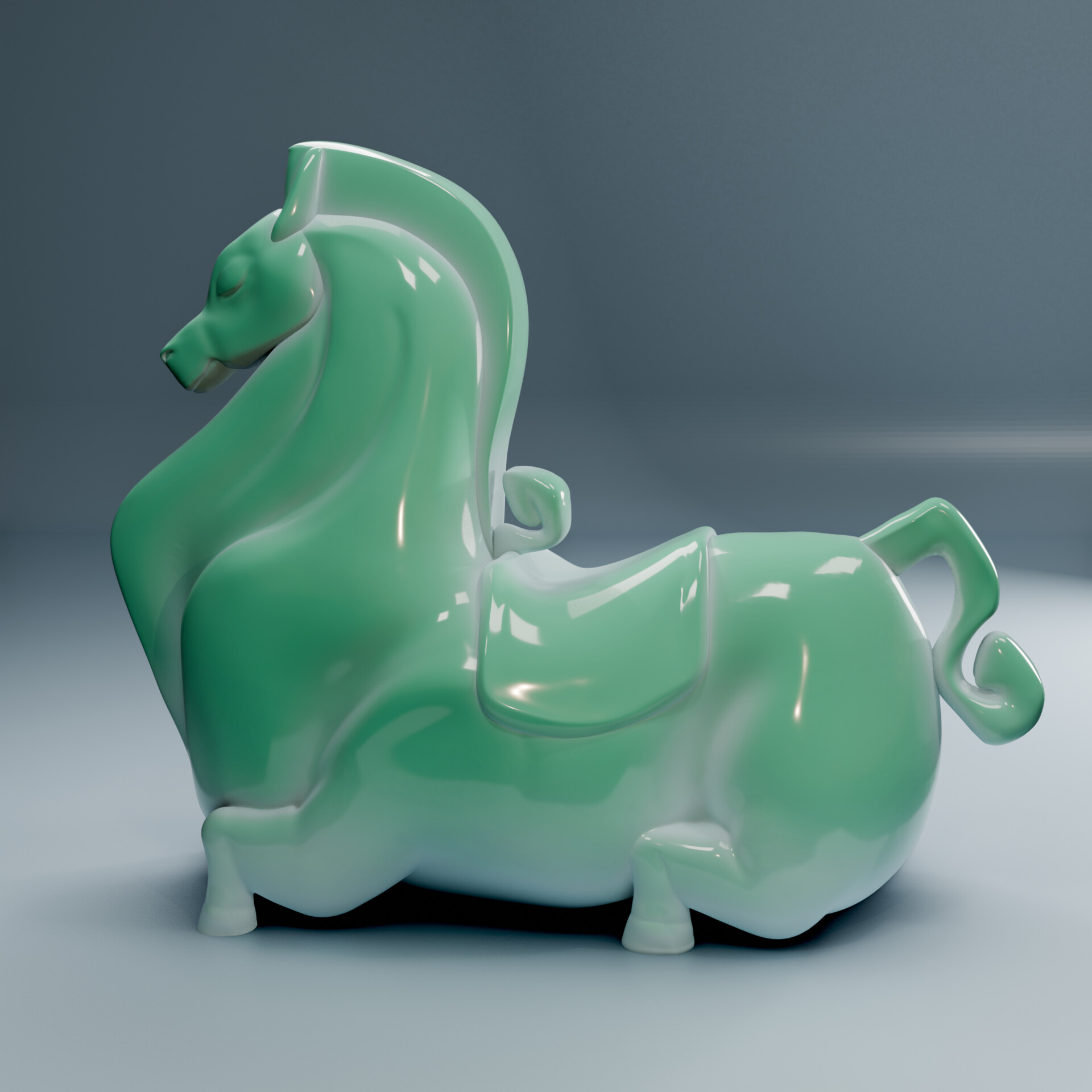 ArtStation - Ceramic Horse
