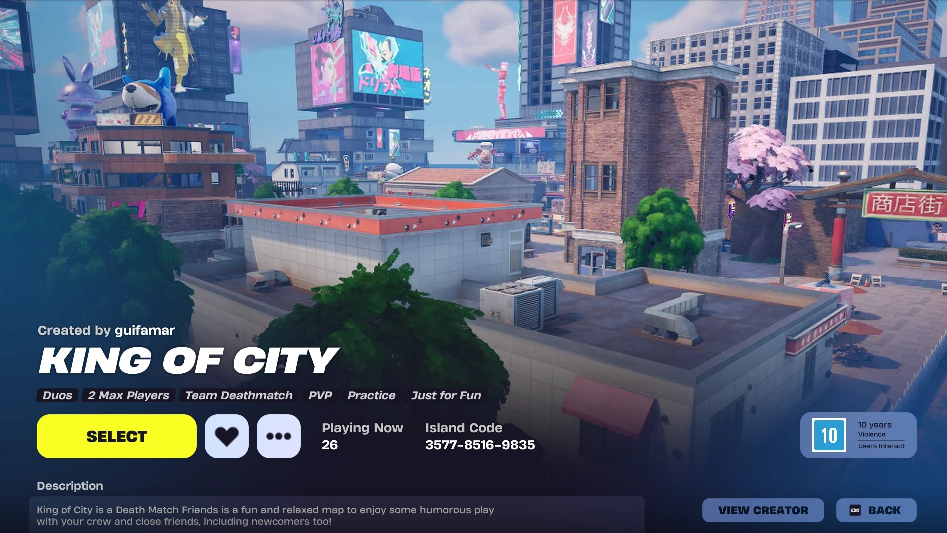 ArtStation - King of City - UEFN Map