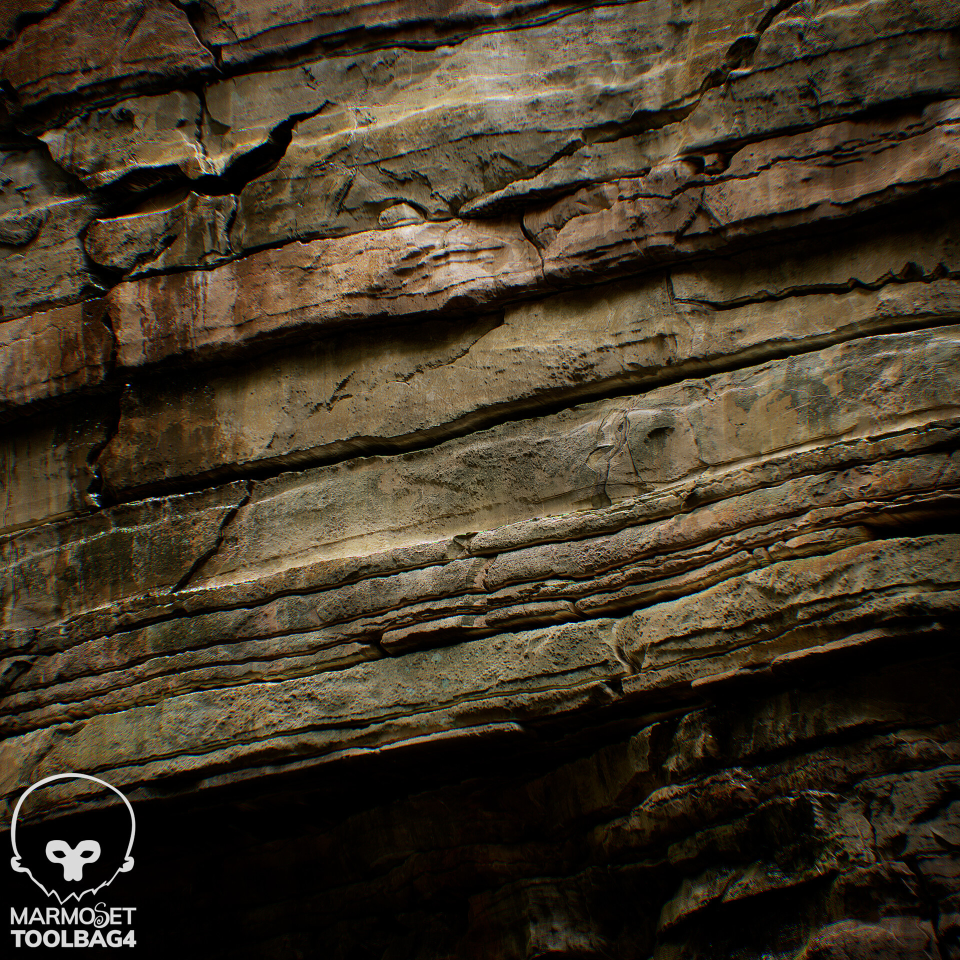 ArtStation - Layered Cliff