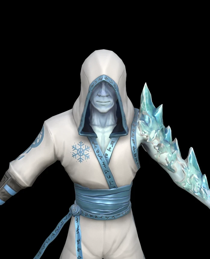 ArtStation - Poe2 Ice Monk Character Skin Idea