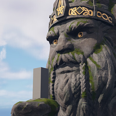 ArtStation - The King of Carven Stone (WIP)