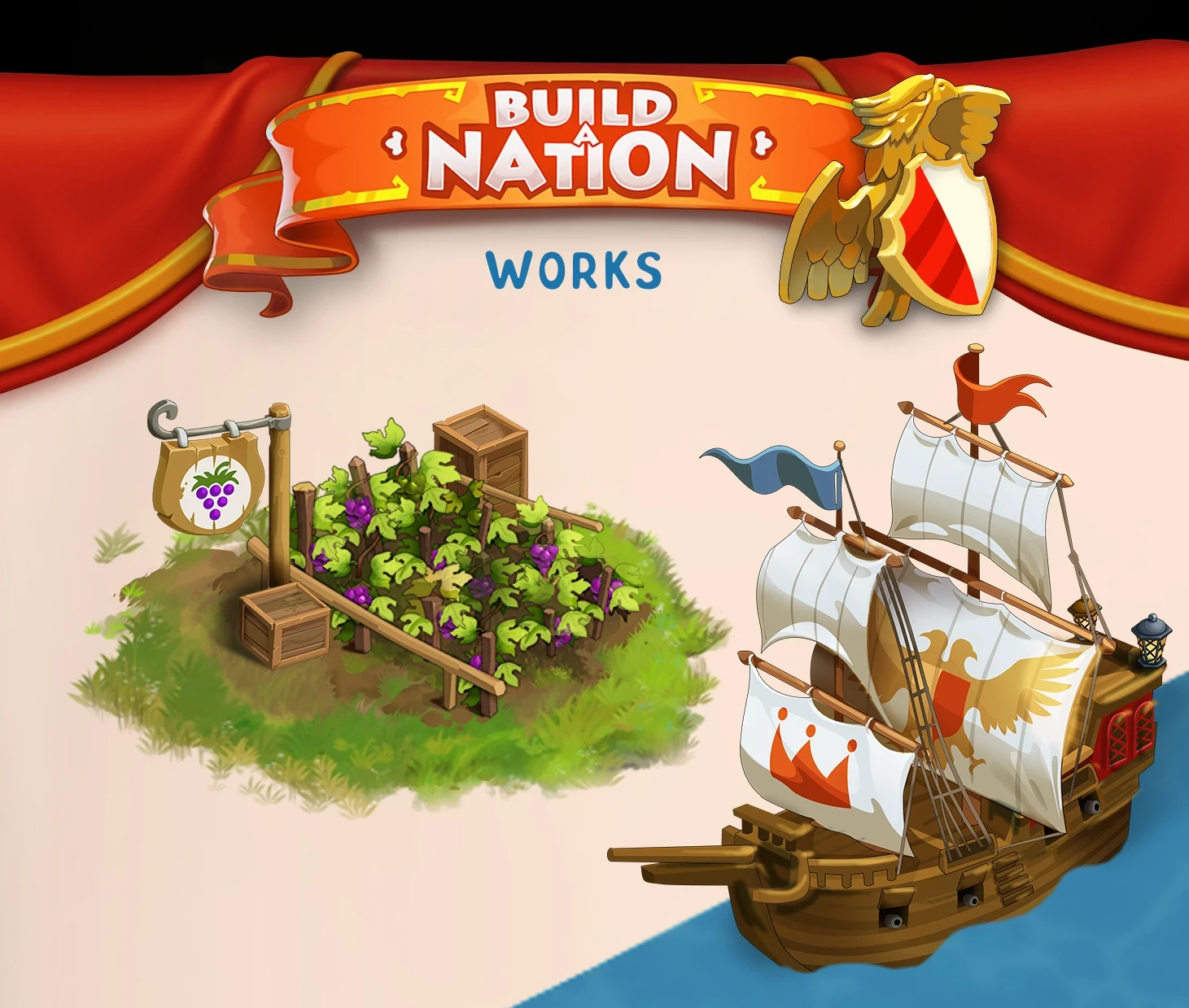 ArtStation - Build a Nation game art