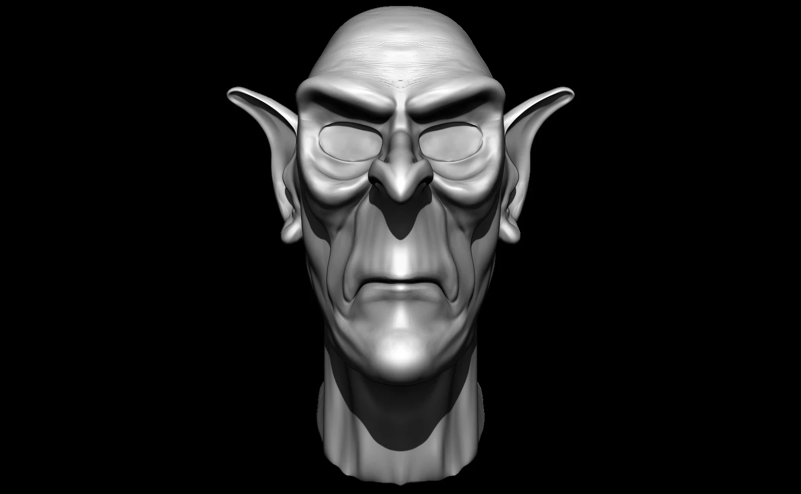 ArtStation - Demon Goblin Face
