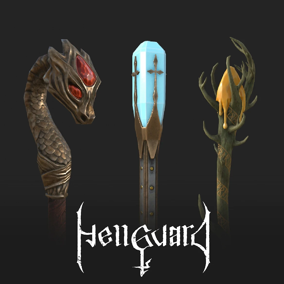 ArtStation - Staff for the online mobile game HellGuard ARPG