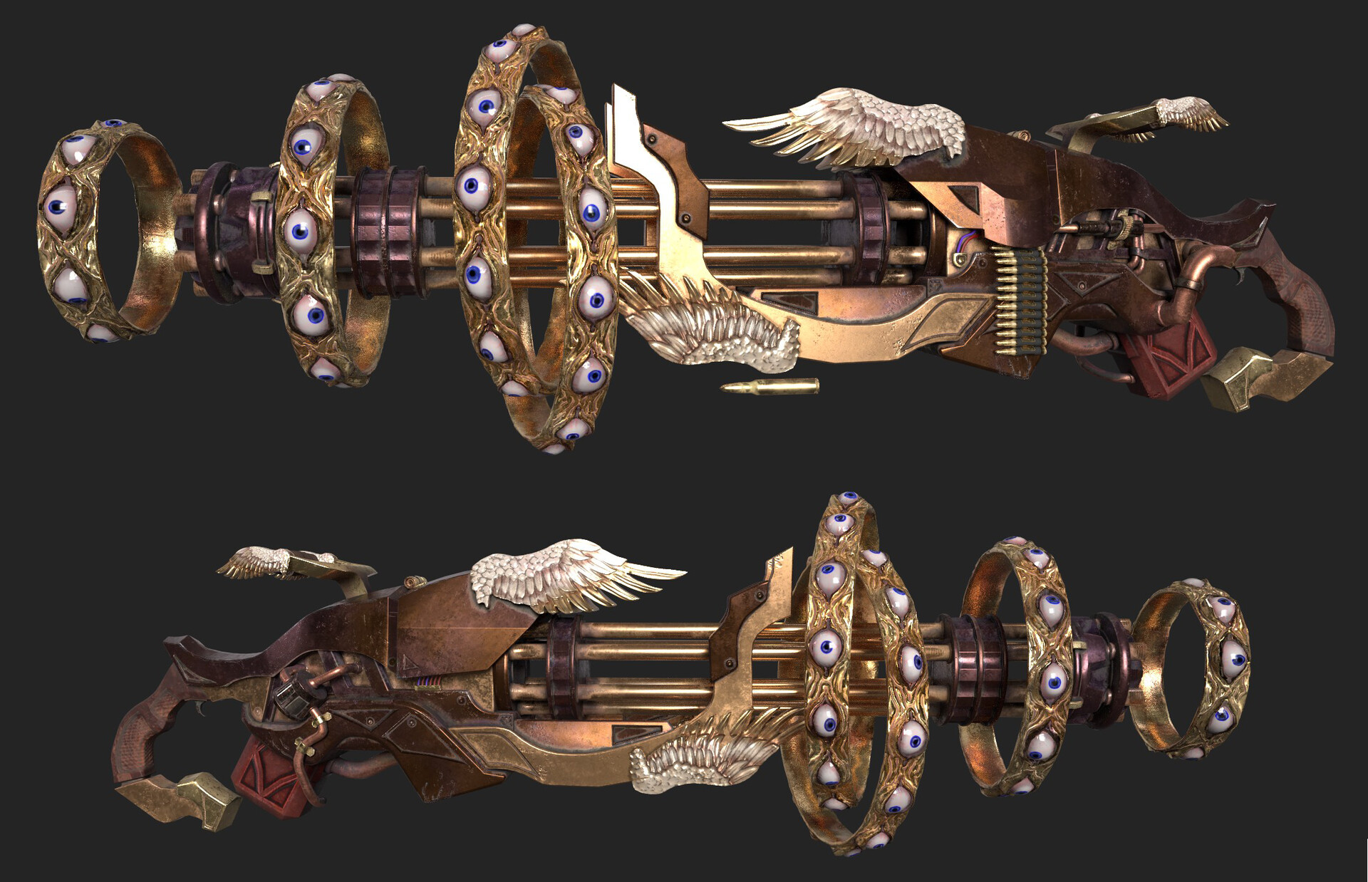 ArtStation - Angelic Gatling Gun