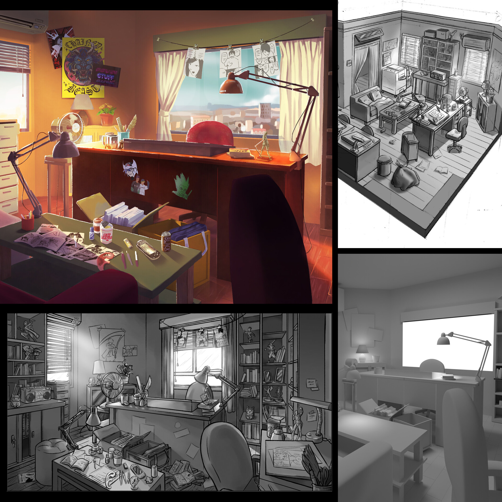 ArtStation - Chill workspace