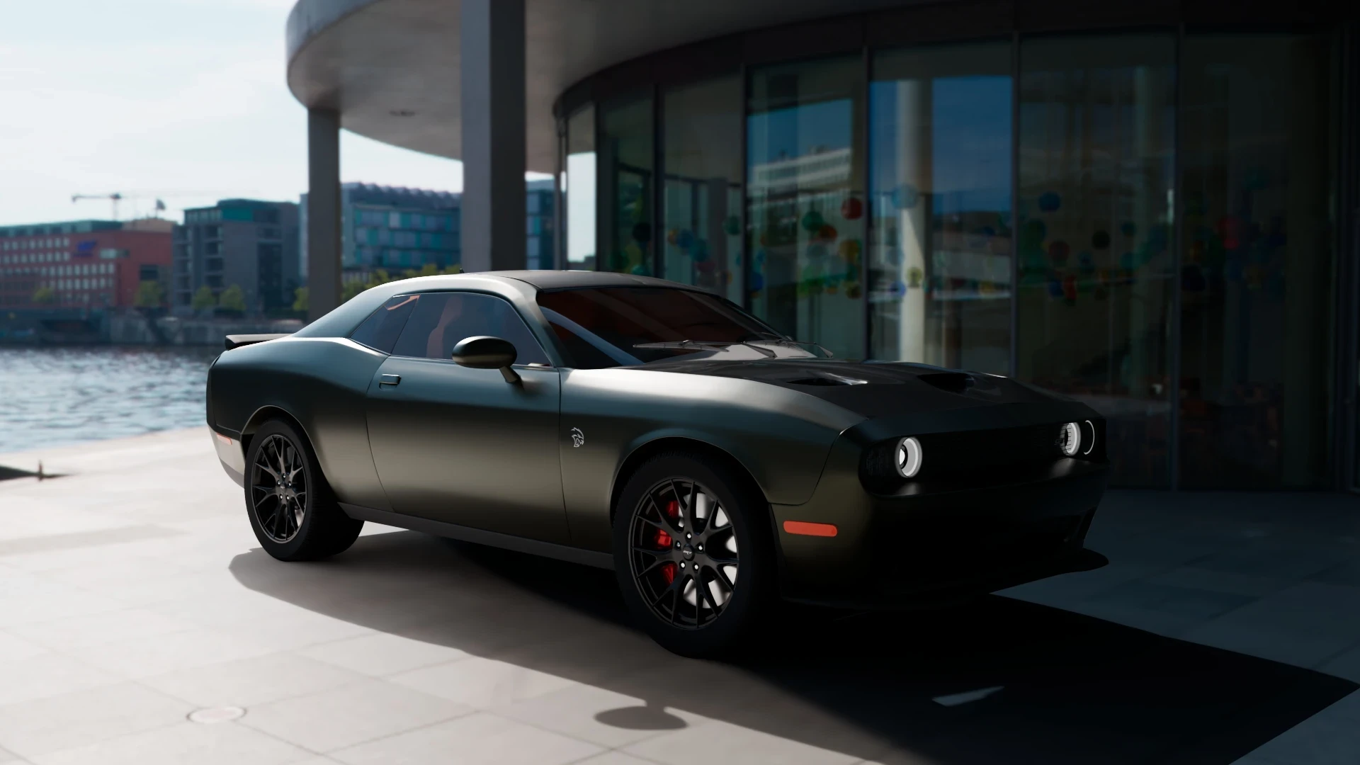 ArtStation - Dodge Challenger Hellcat SRT