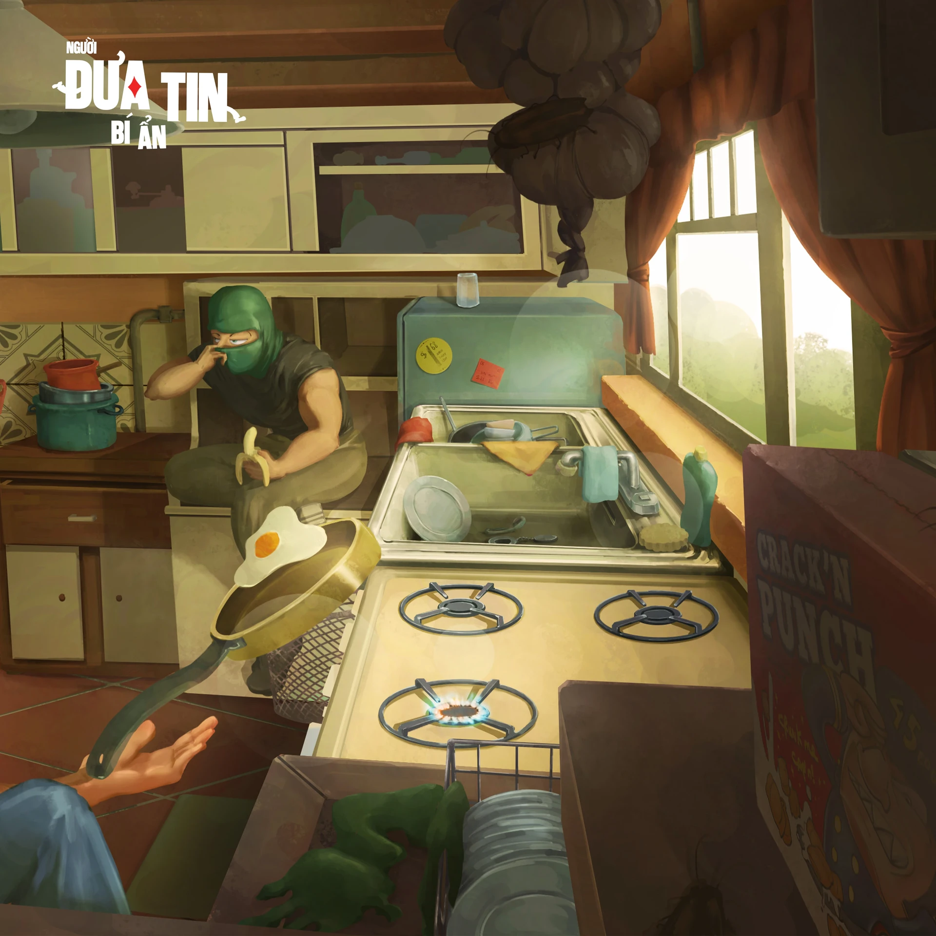 ArtStation - KITCHEN VISUALIZATION - KEY ART FOR NGƯỜI ĐƯA TIN BÍ ẨN