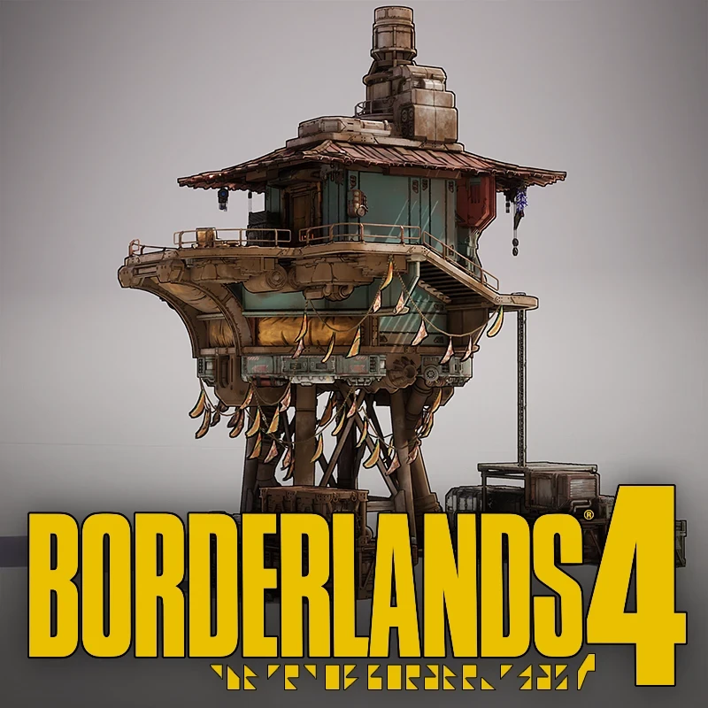 ArtStation - Auger POIs - Borderlands 4