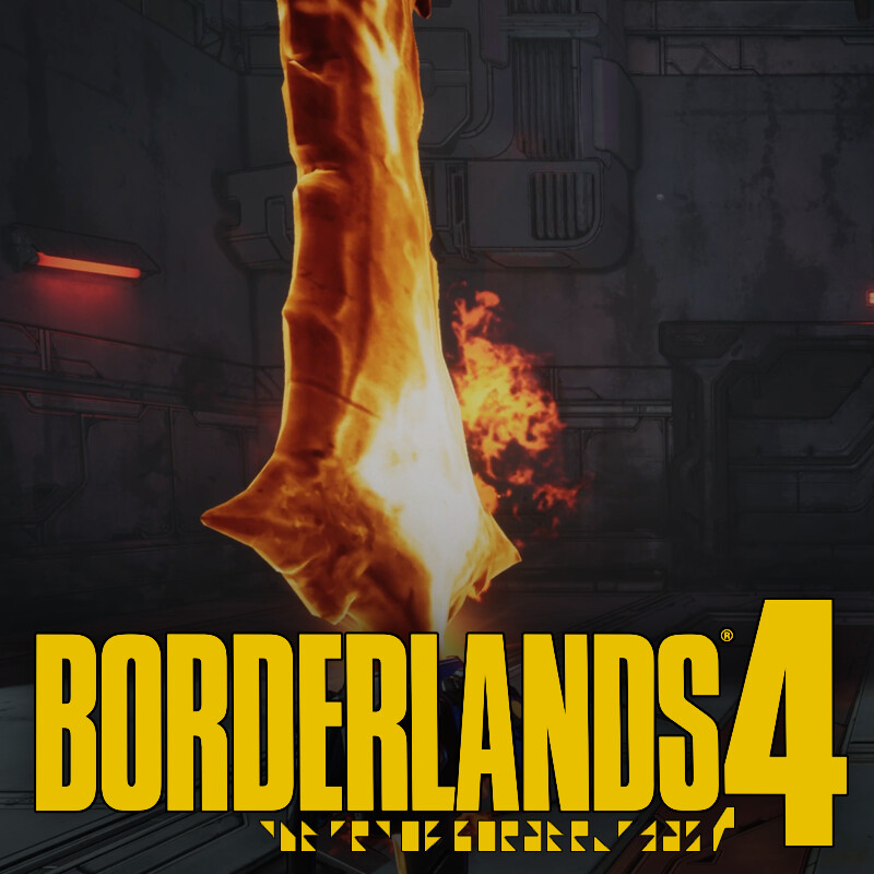 ArtStation - Borderlands 4 VFX - Amon Crucible Action Skill - Swords
