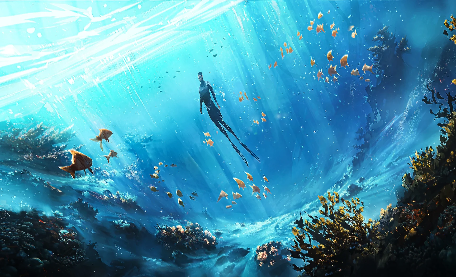 ArtStation - Tropical Dive