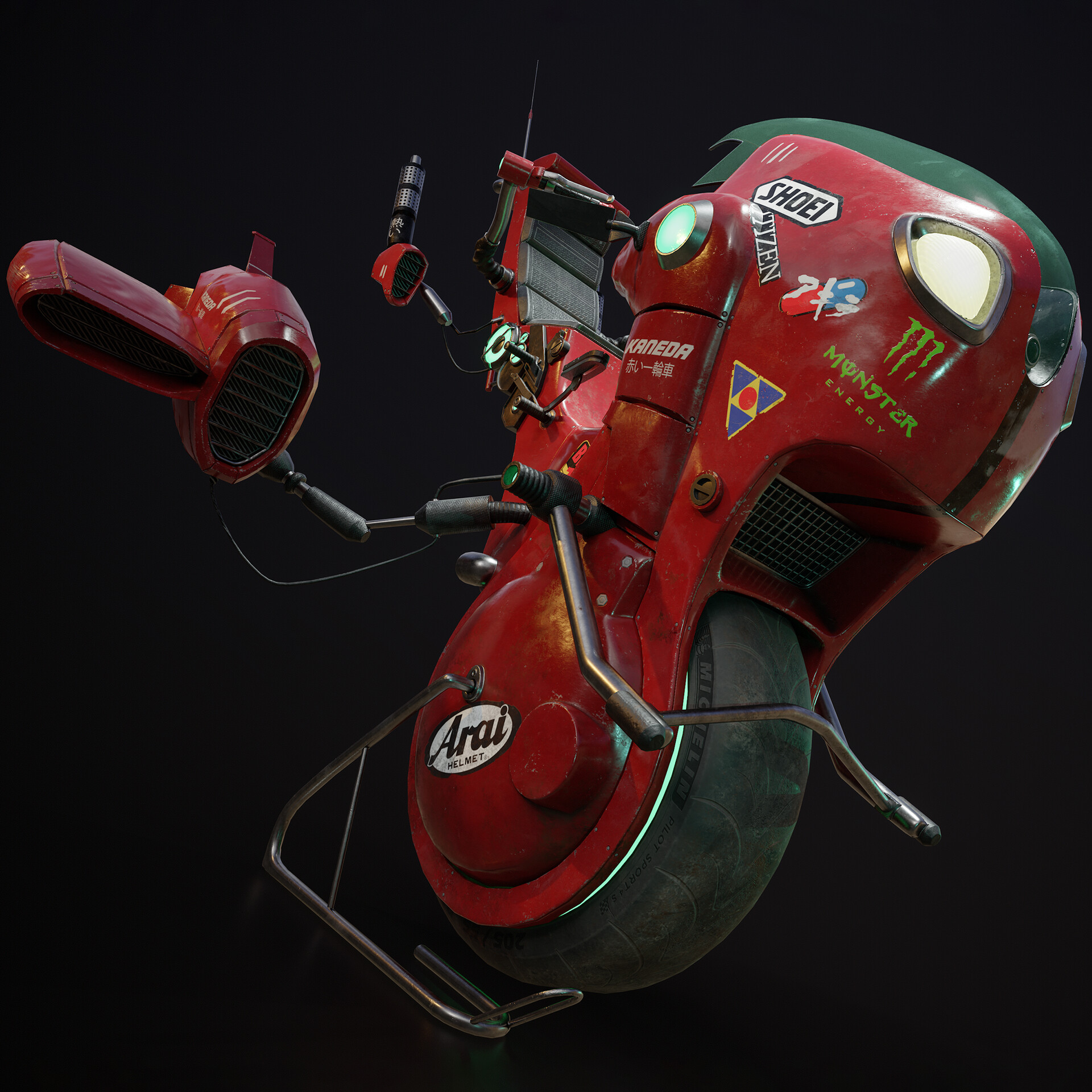 ArtStation - Kaneda's bike