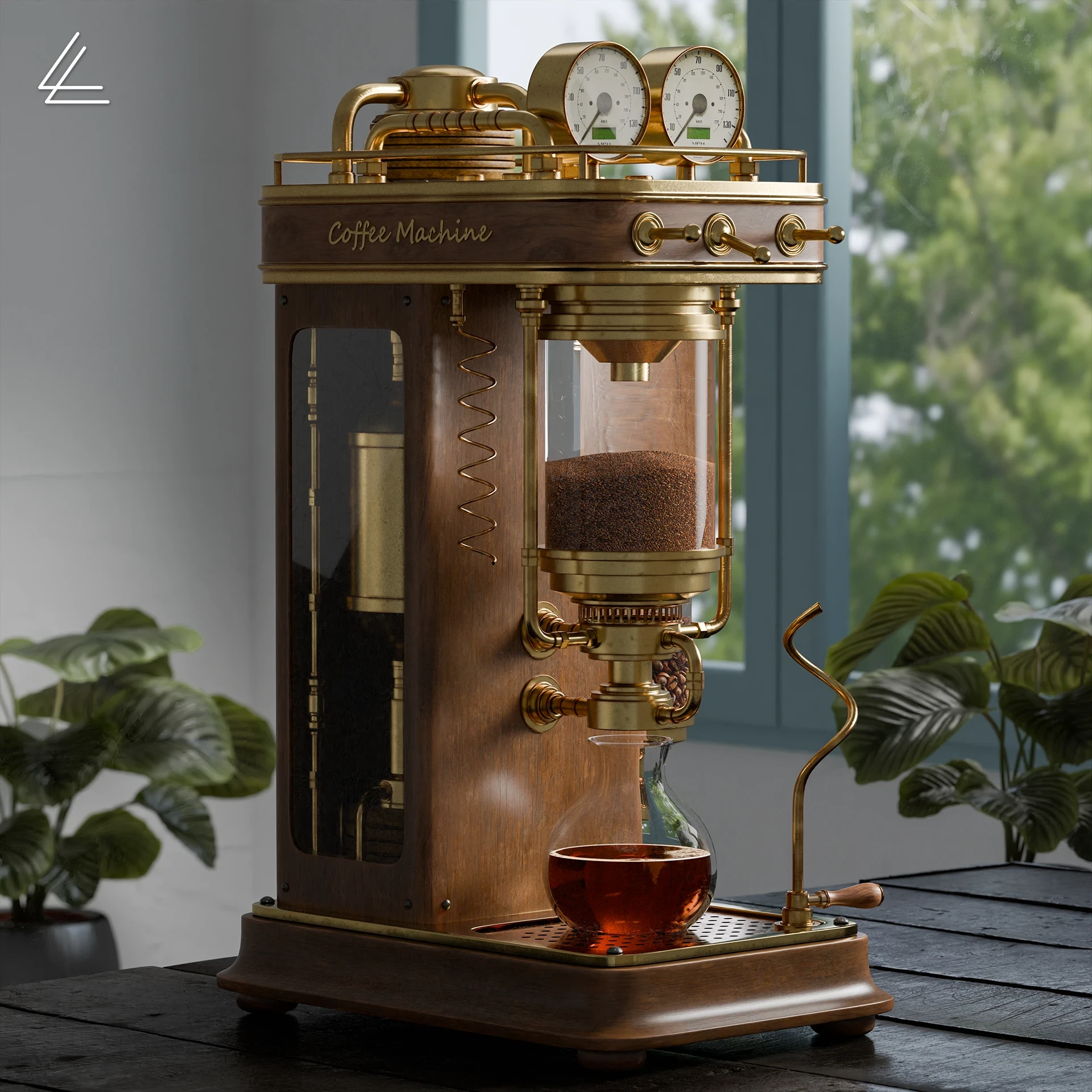 ArtStation - Vintage Java Machine