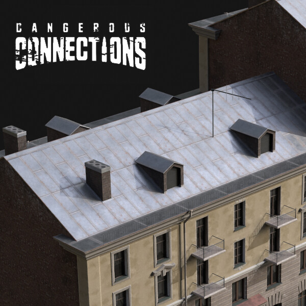 ArtStation - Modular soviet building