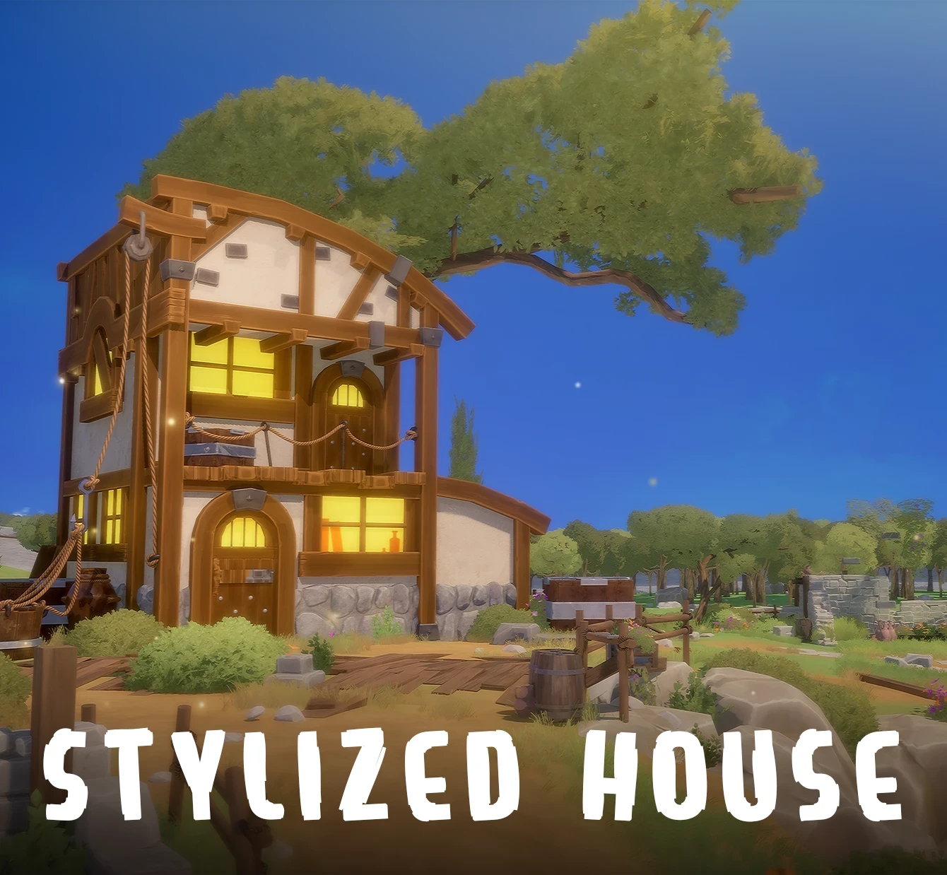 ArtStation - Stylized House 3D Modeling