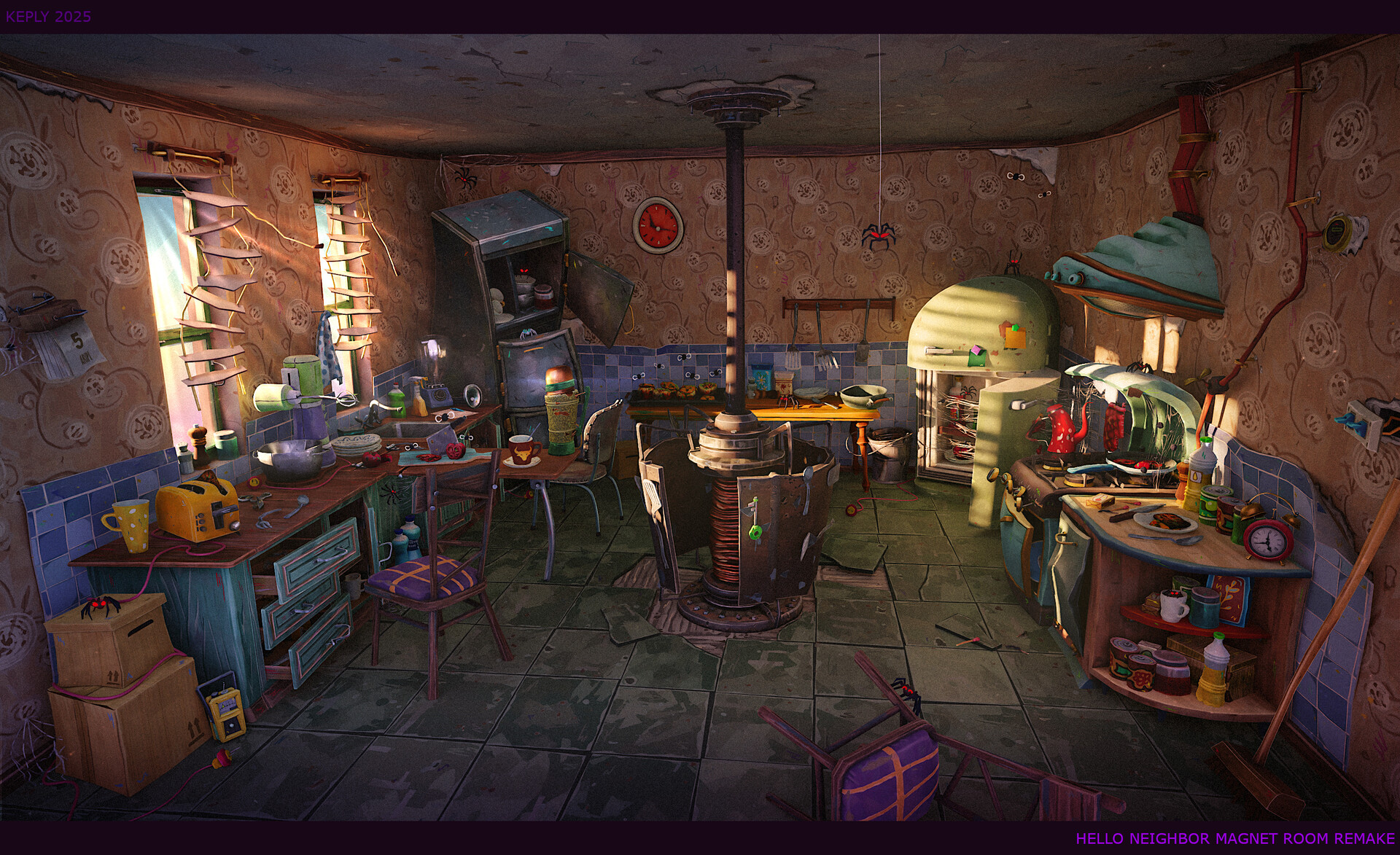 ArtStation - Magnetic Kitchen Room - Hello Neighbor (Remake 2025)