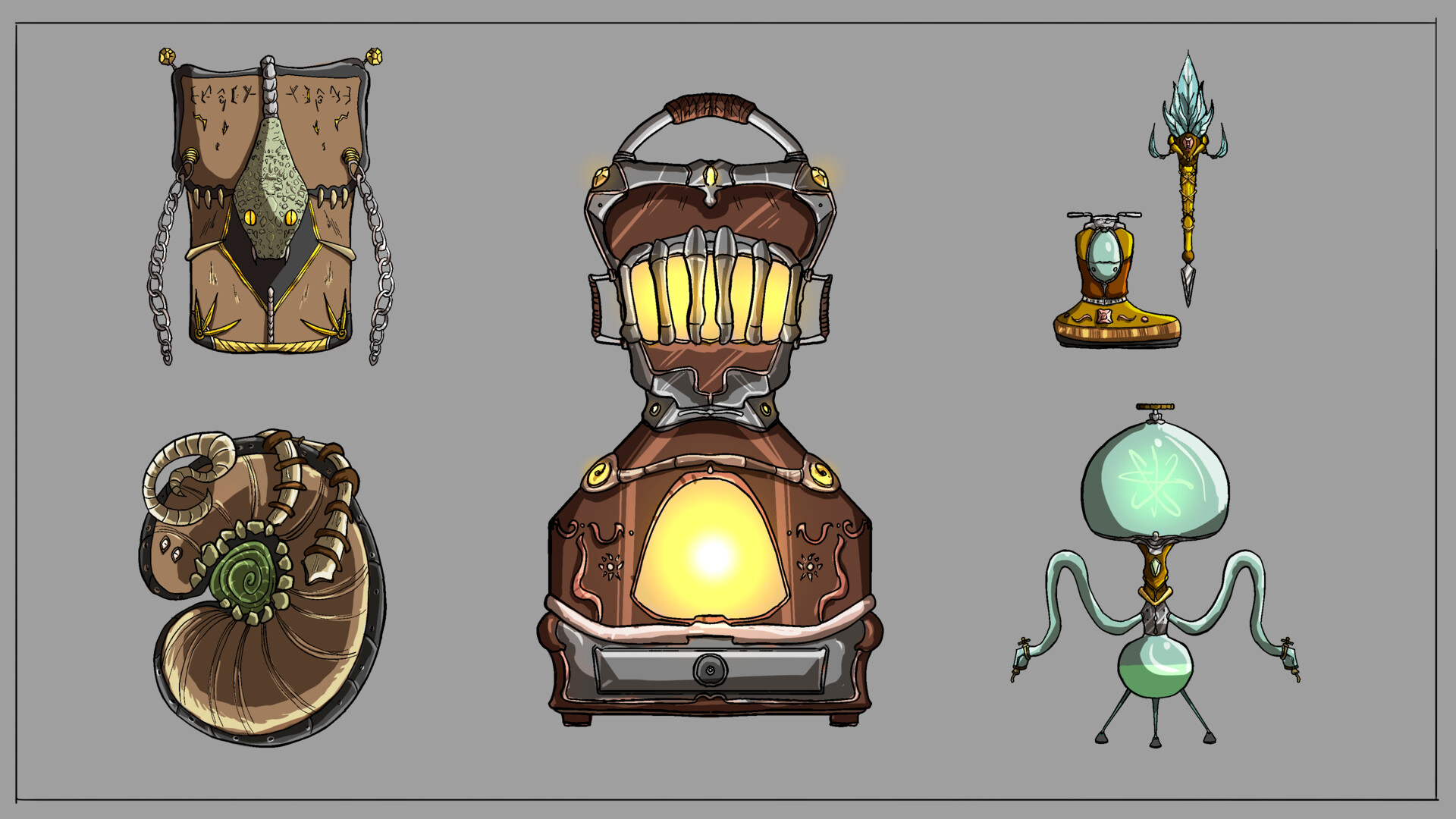 ArtStation - PROPS ALQUIMISTA