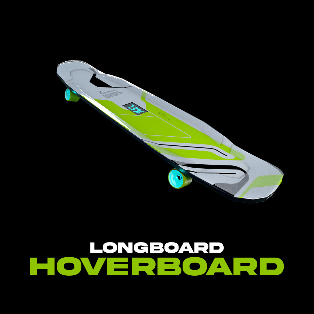 ArtStation - longboard hoverboard